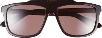 Gucci 58mm Shield Sunglasses | Nordstromrack