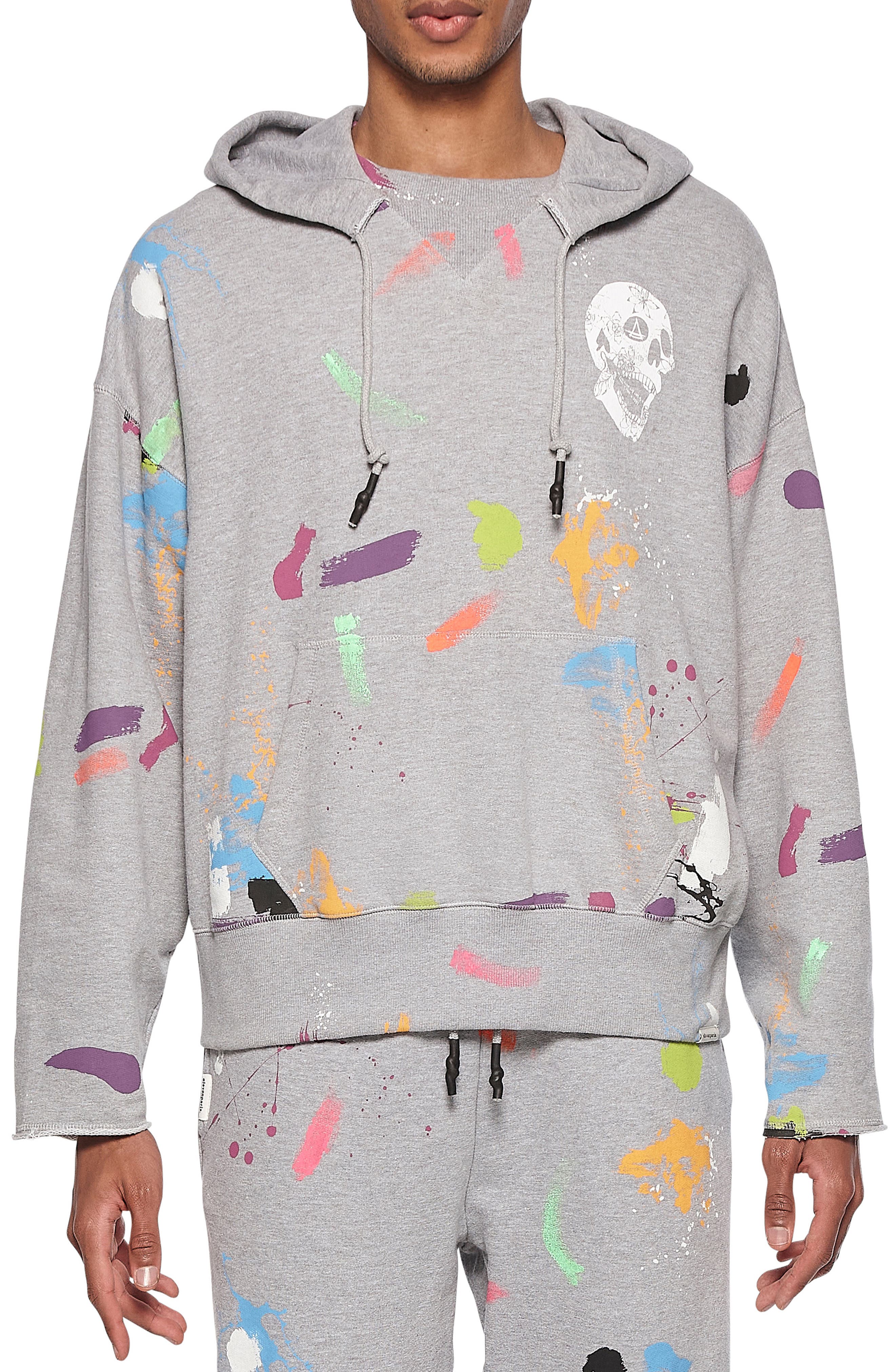 elevenparis Paint Splatter Hoodie | Nordstromrack