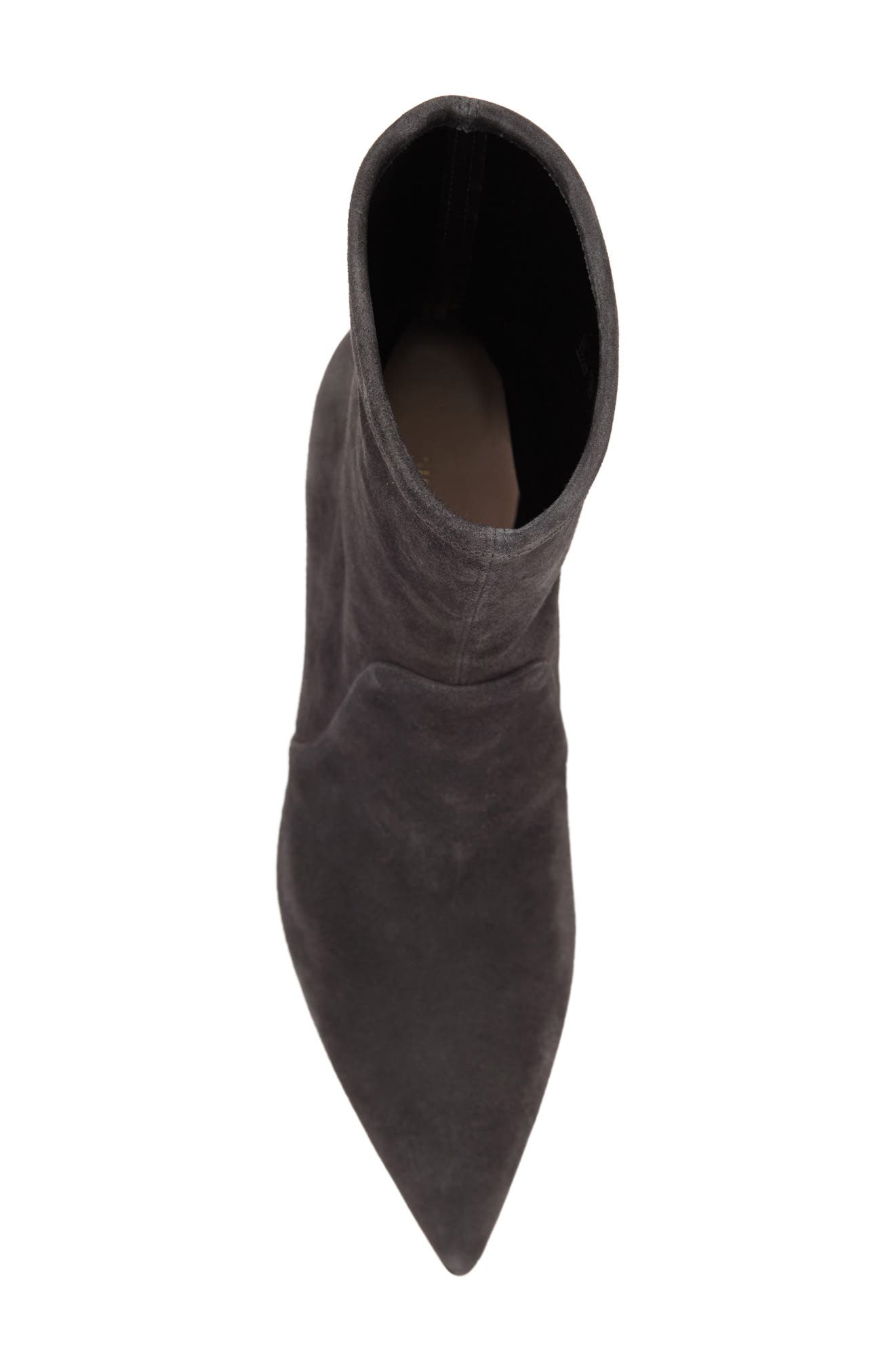 Brandie Block Heel Leather Sock Boot (Women) | Nordstromrack