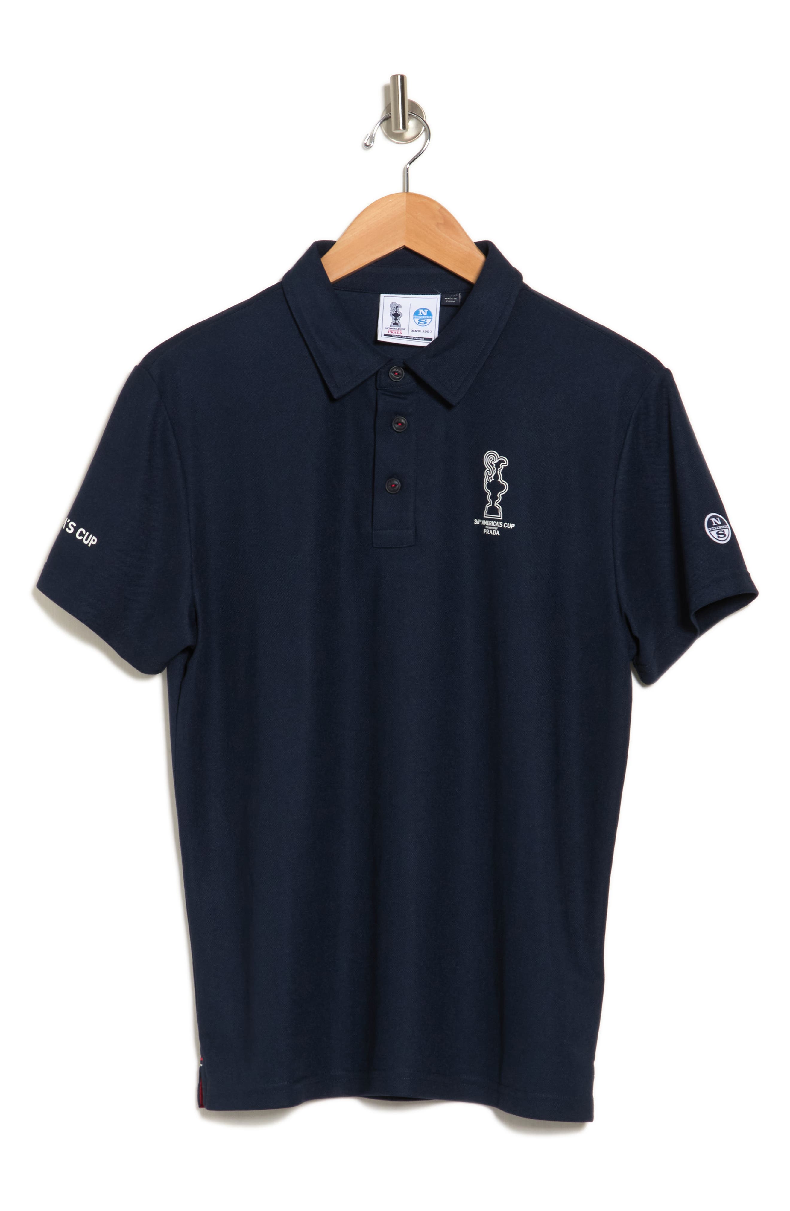 NORTH SAILS x Prada America's Cup Recycled Polyester Polo | Nordstromrack