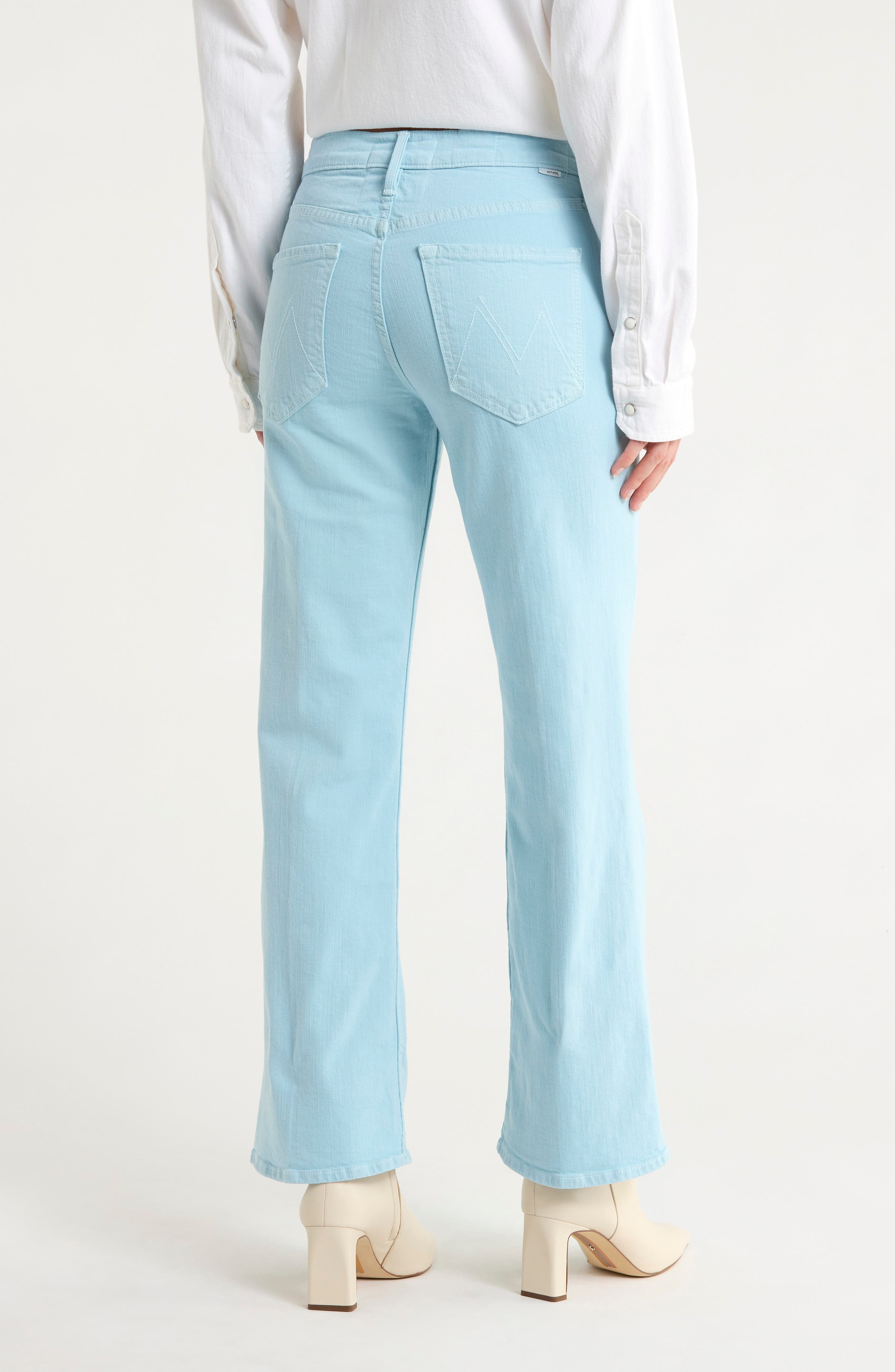 MOTHER The Bookie Flood Ankle Crop Pants | Nordstromrack