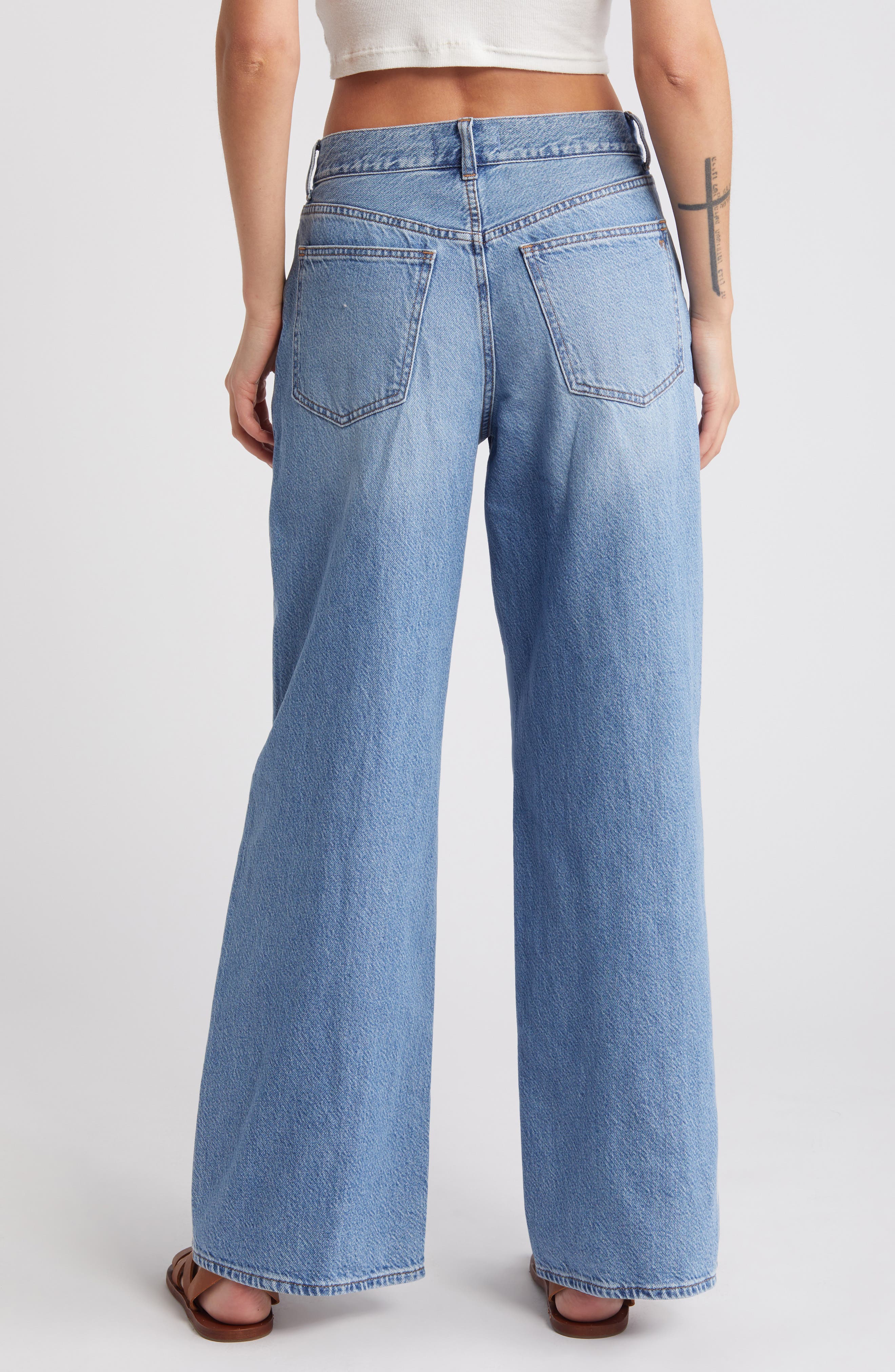 Madewell Superwide Leg Jeans | Nordstromrack