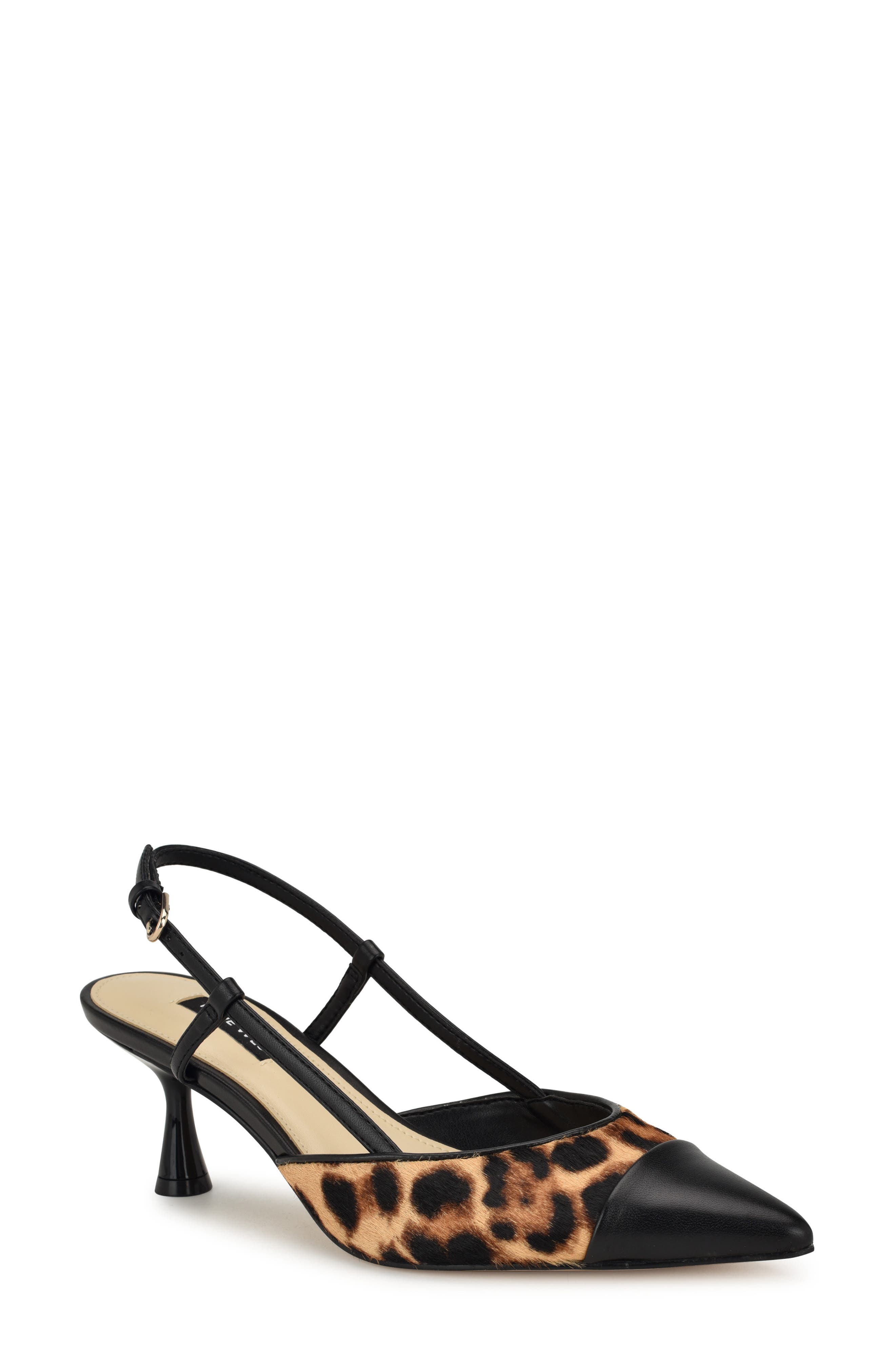 Nine West Rizzy Genuine Calf Hair Slingback Pump (Women) | Nordstrom