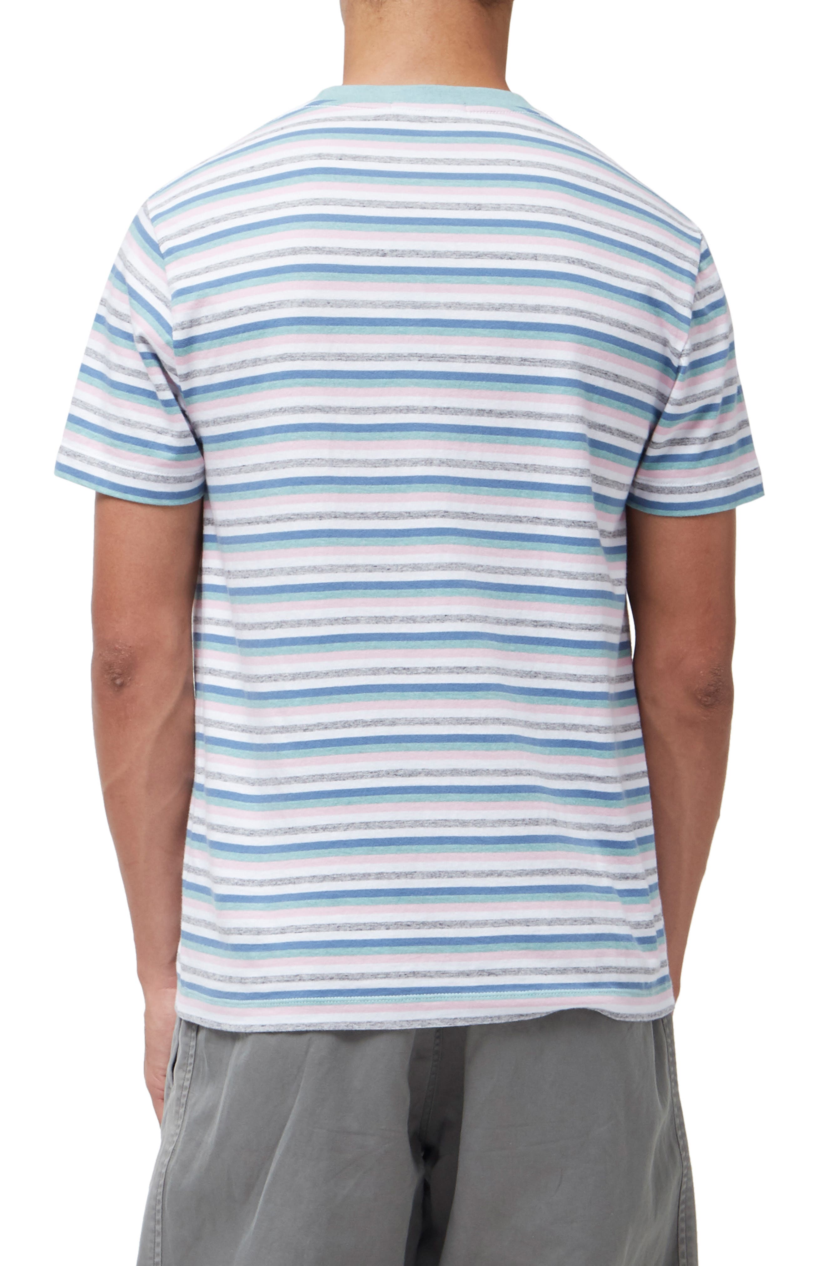 French Connection Stripe Cotton Crewneck T-Shirt | Nordstromrack