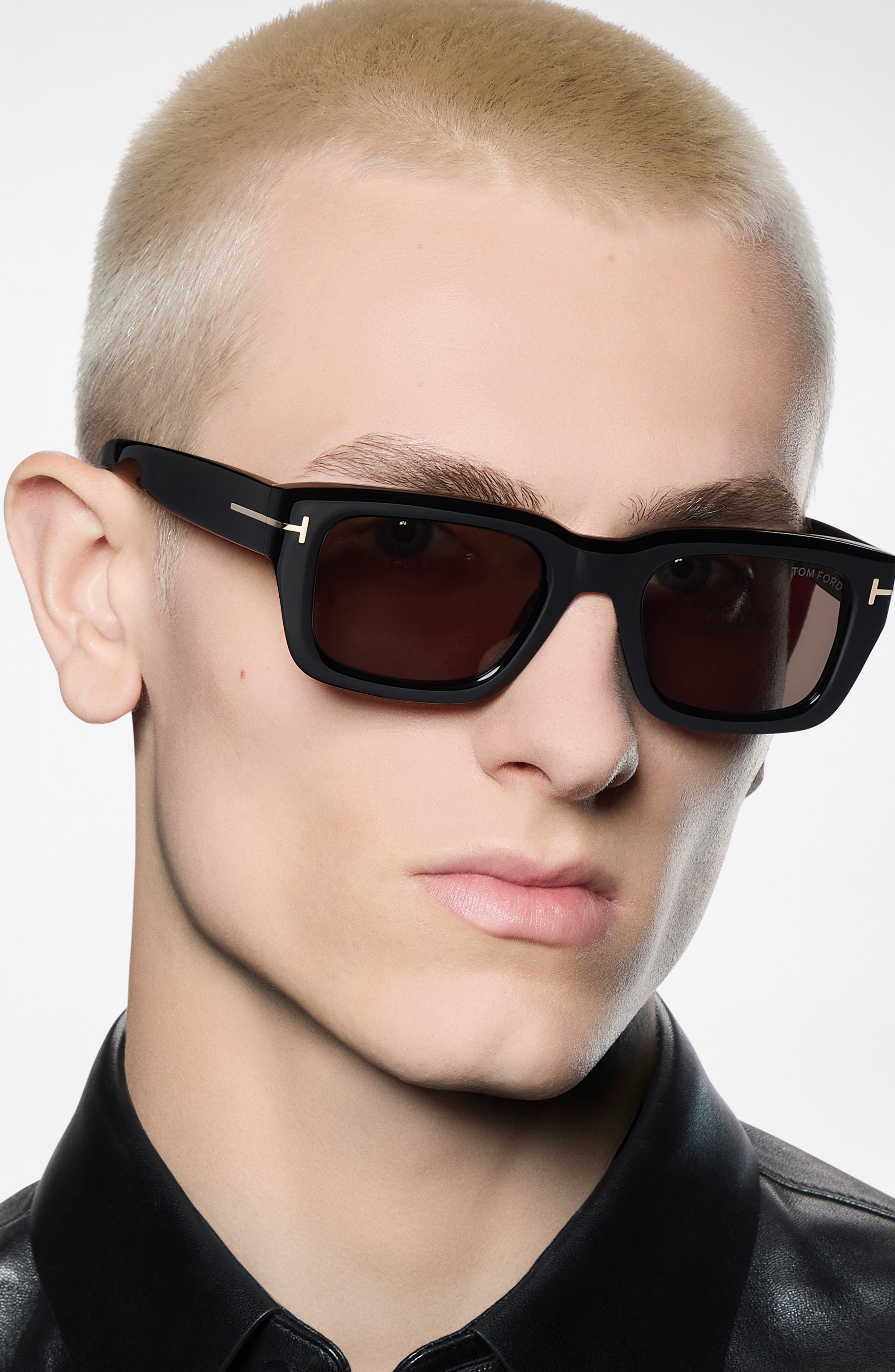 TOM FORD 52mm Rectangular Sunglasses | Nordstrom