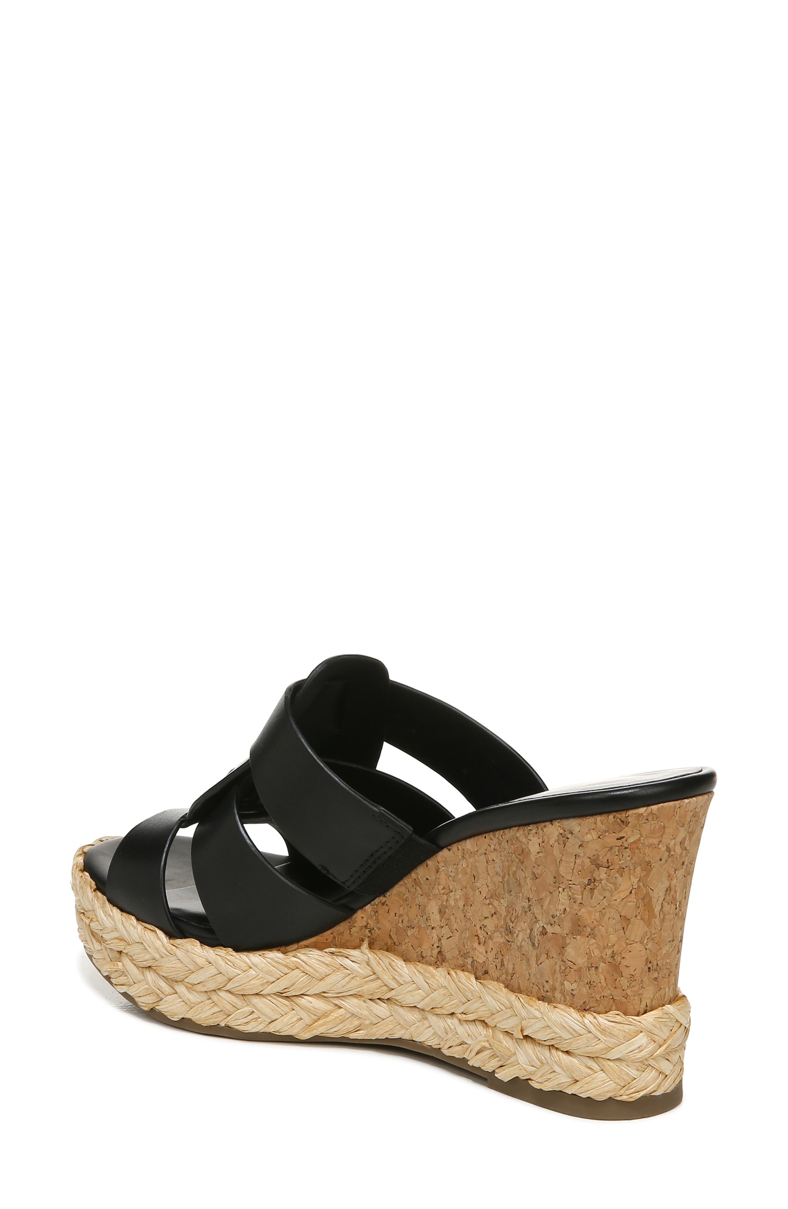 Franco Sarto Fioret Raffia Wedge Sandal (Women) | Nordstrom