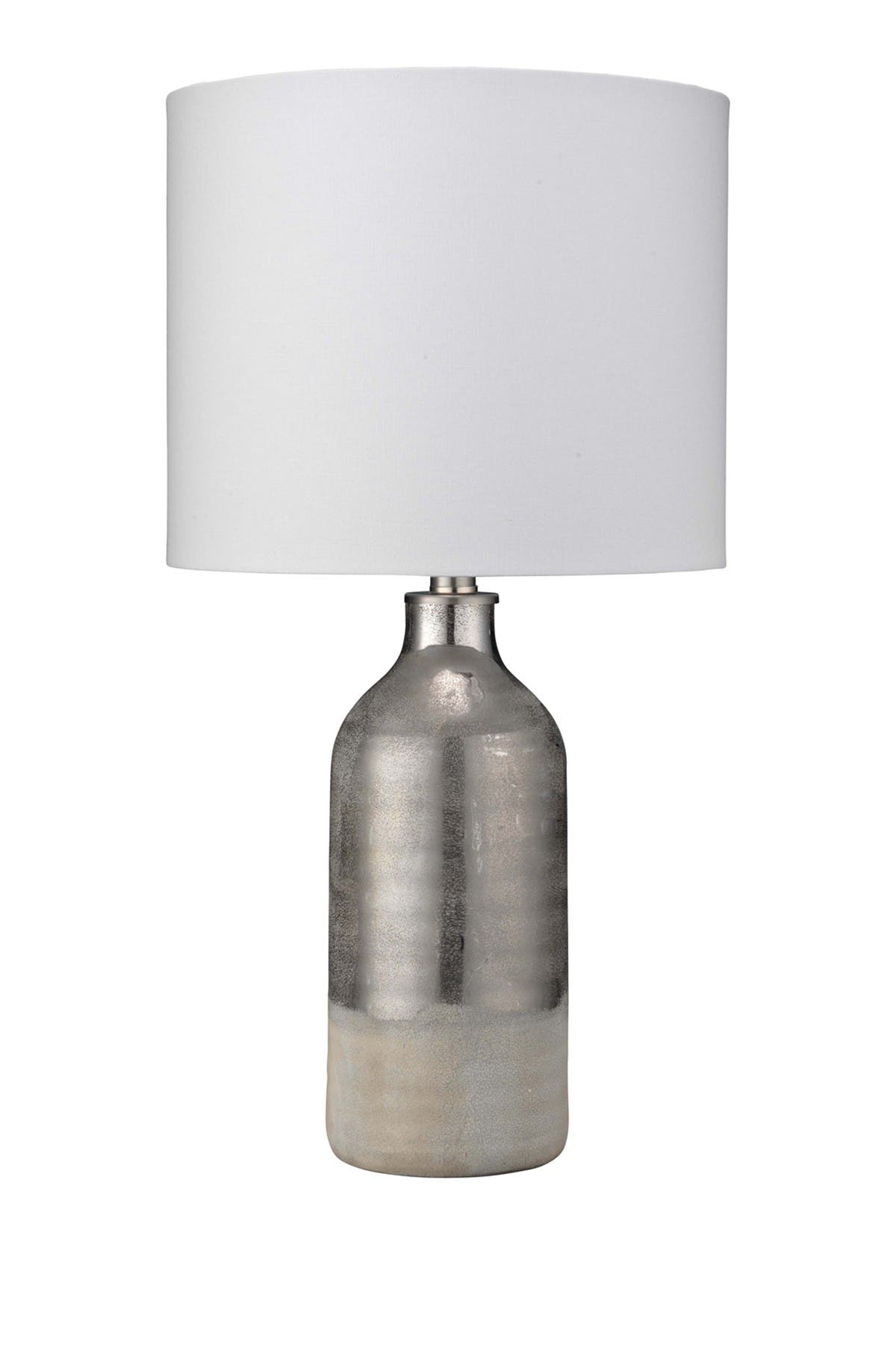 JAMIE YOUNG Varnish Table Lamp in Silvered Taupe & Off-White Ceramic ...