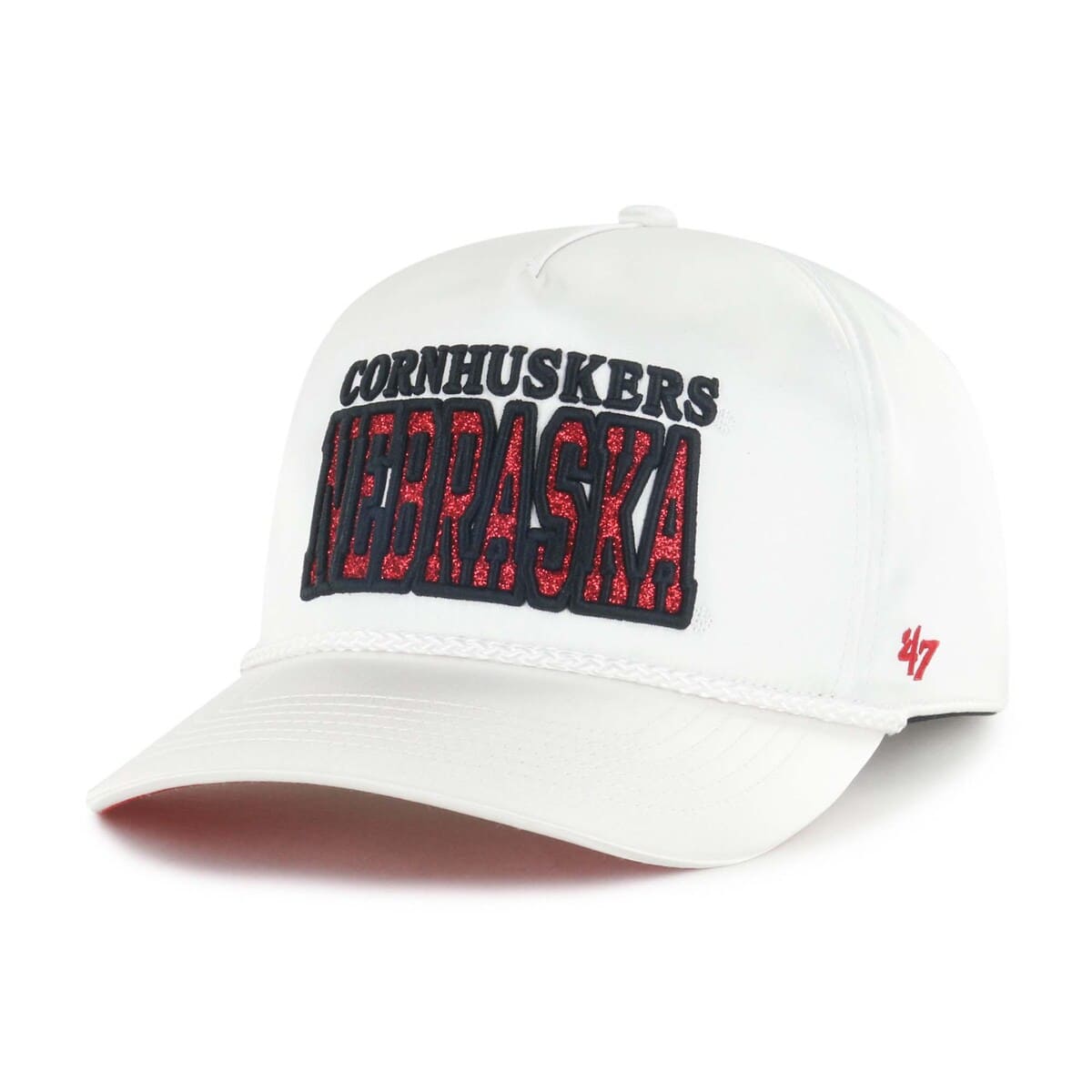 '47 Women's '47 White Nebraska Huskers Outspoken Hitch Adjustable Hat ...