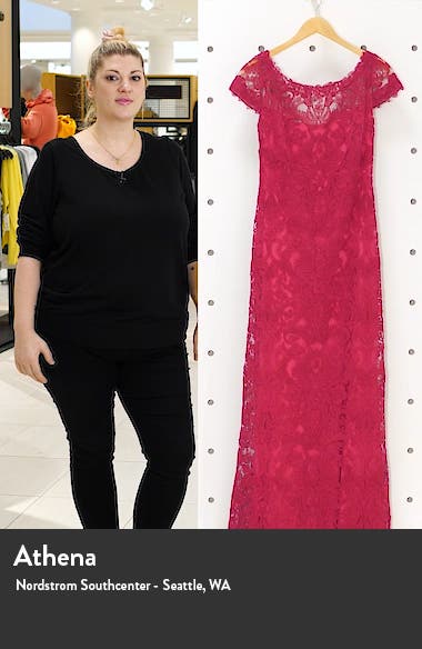 Tadashi Shoji Illusion Yoke Gown | Nordstromrack
