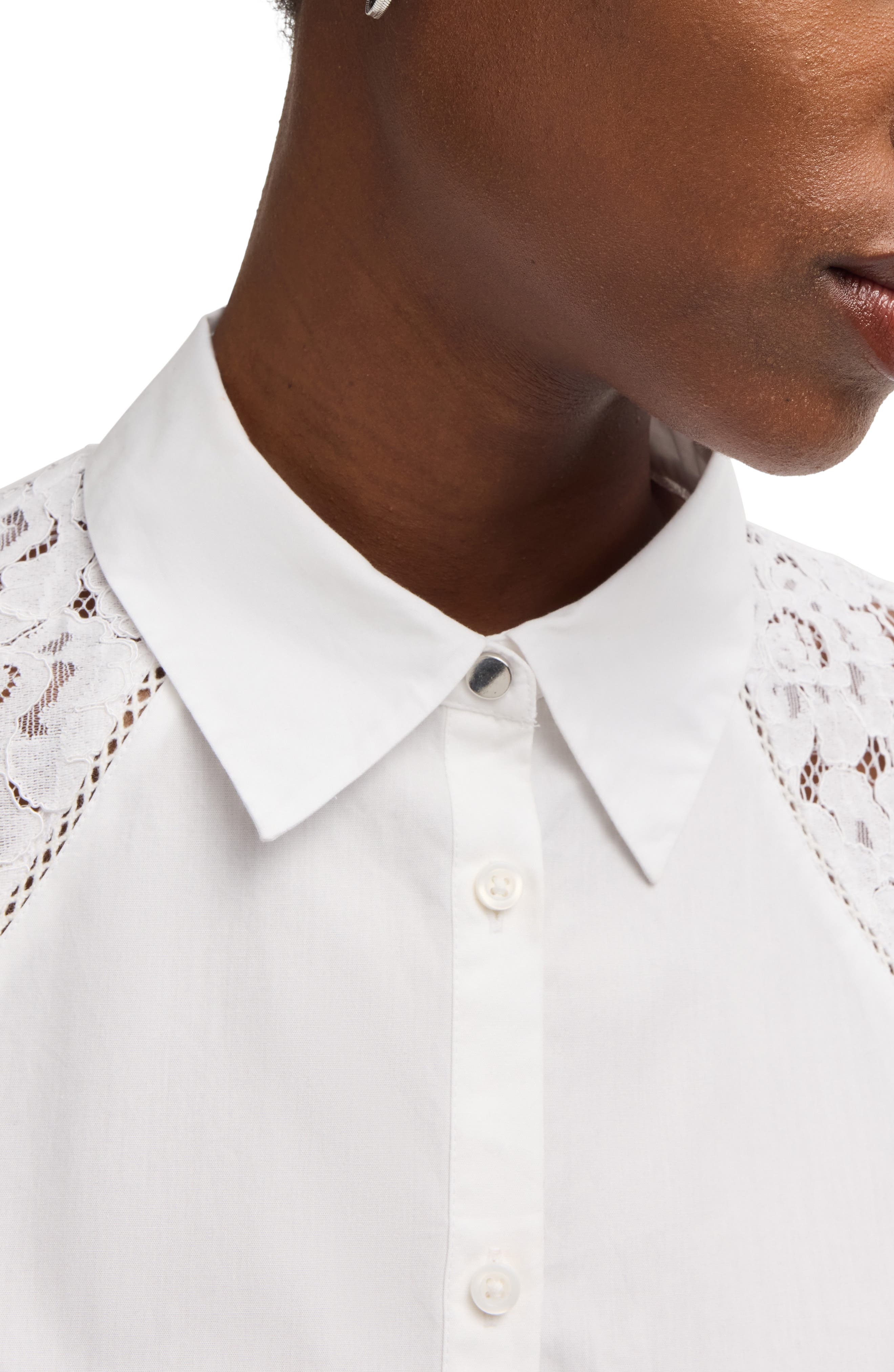 BOSS Orange Brenda Cotton Button-Up Shirt | Nordstromrack