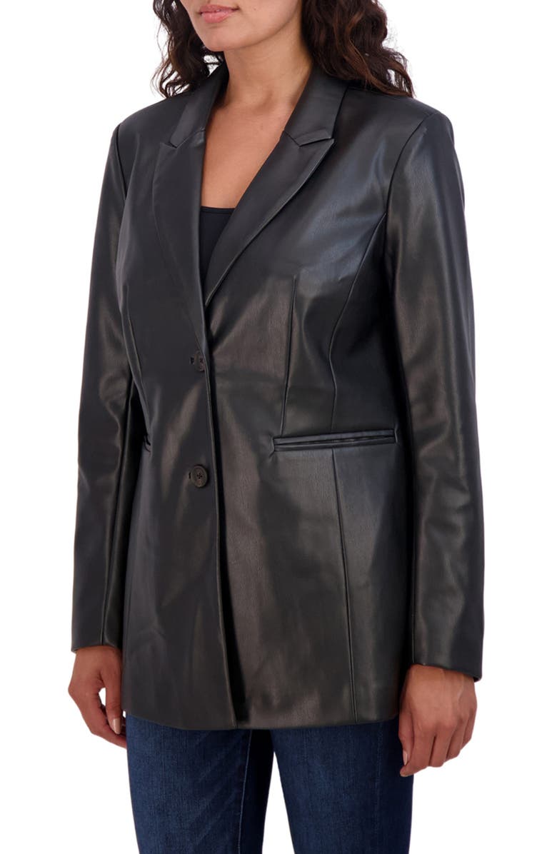 Sebby Faux Leather Blazer | Nordstromrack