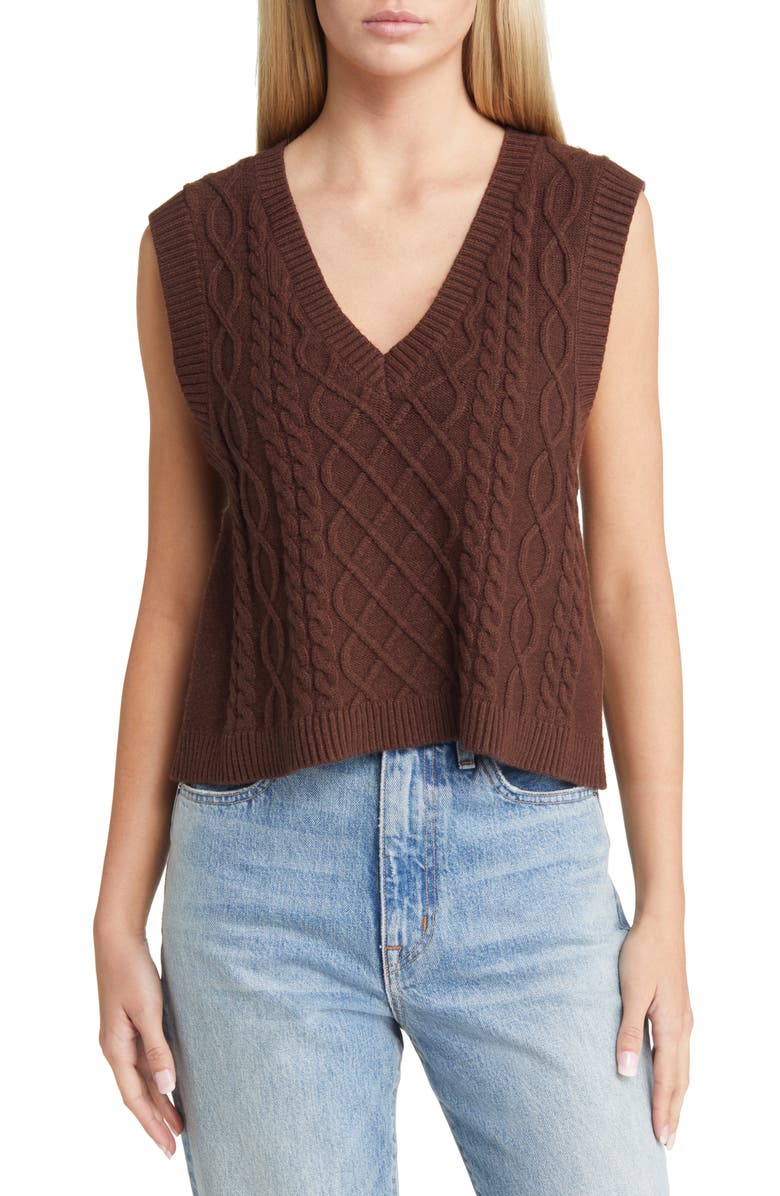 AWARE by VERO MODA Breeze Row Sweater Vest | Nordstromrack