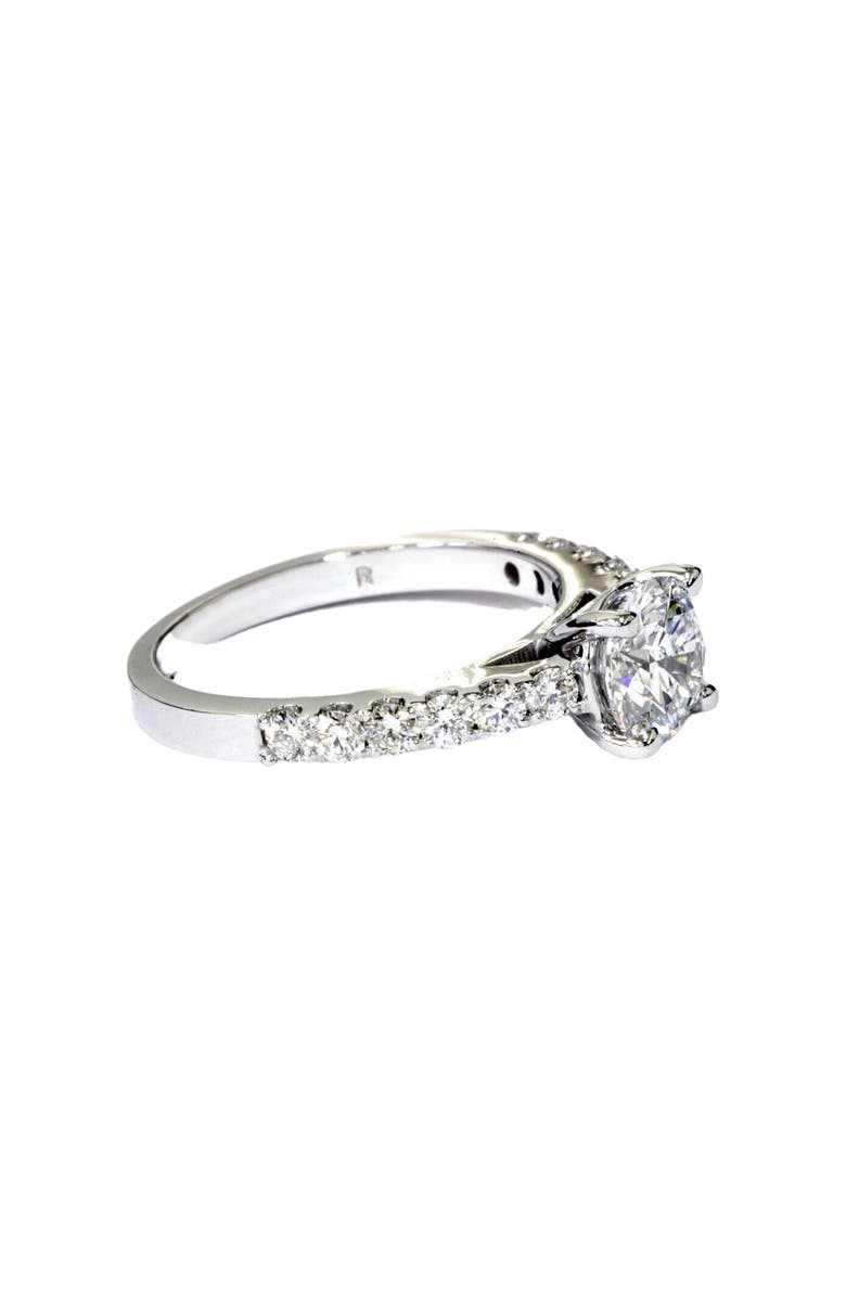 Bliss Diamond Certified 2ct Diamond Engagement Ring Solitaire Accent ...