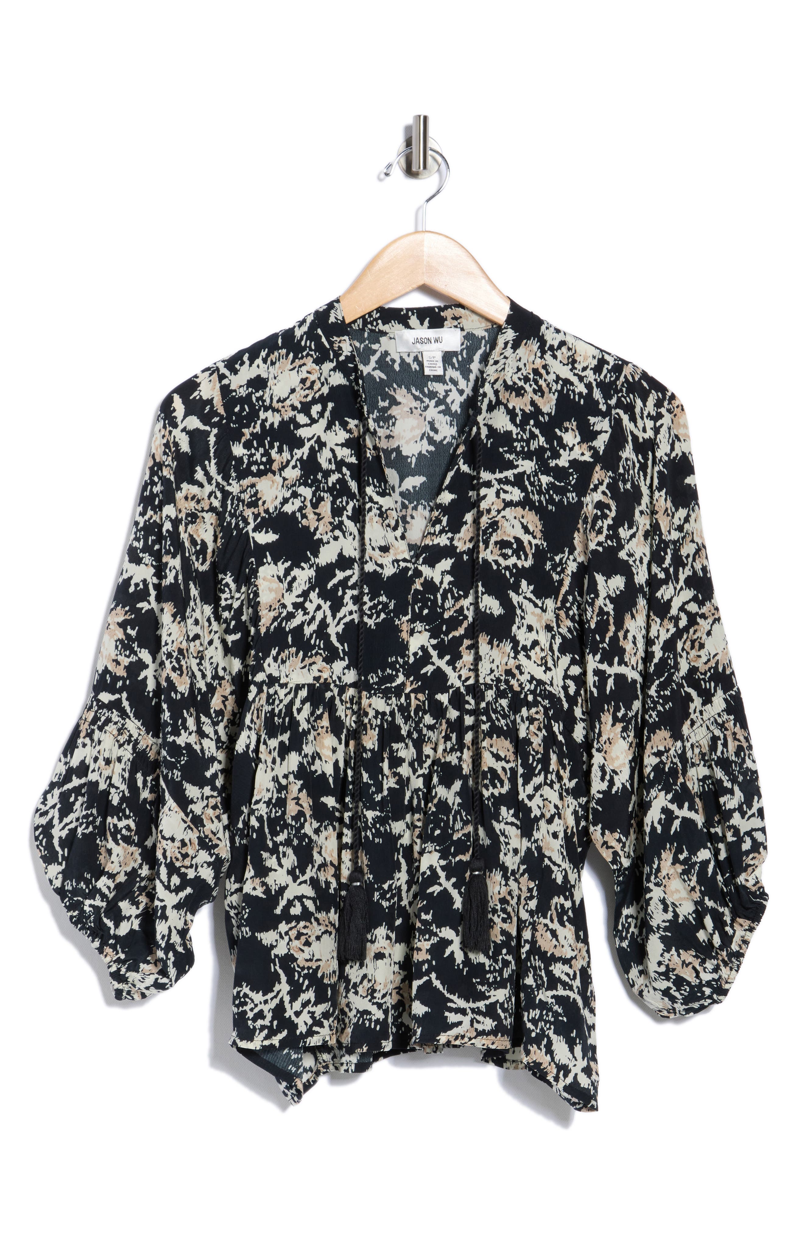 Printed Tie-Neck Top (Women) | Nordstromrack