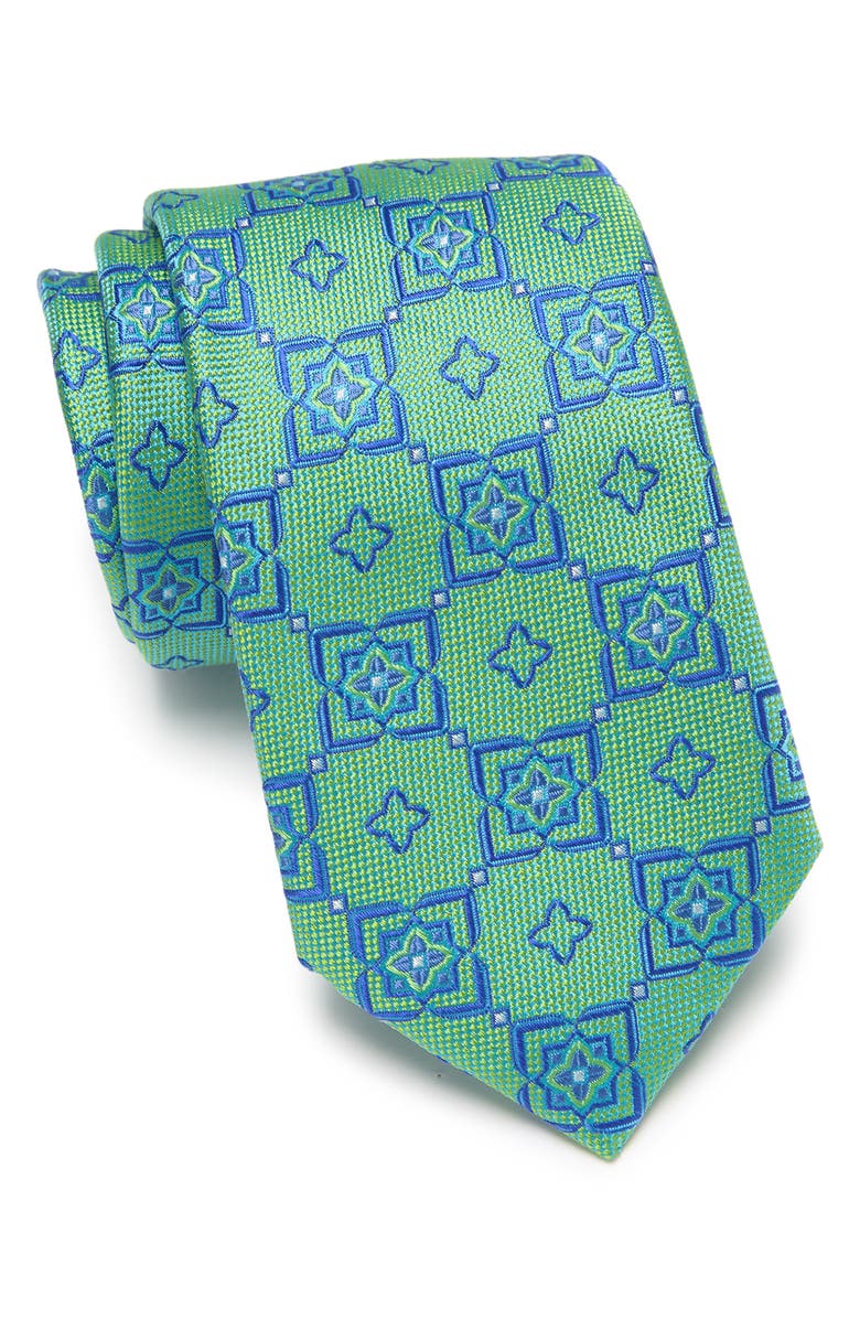 Ted Baker London Square Medallion Print Silk Tie | Nordstromrack