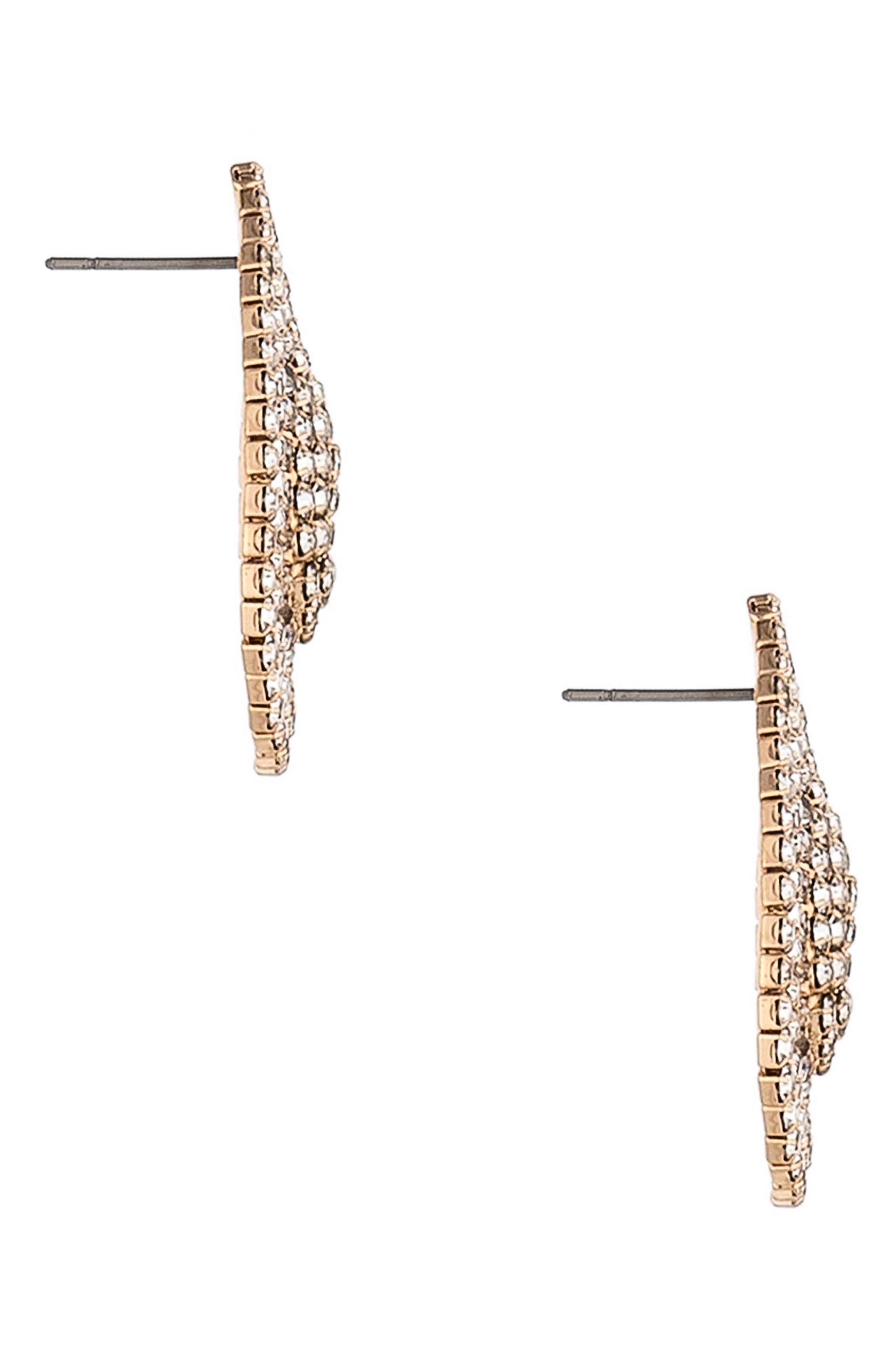 Ettika Crystal Teardrop Stud Earrings | Nordstrom