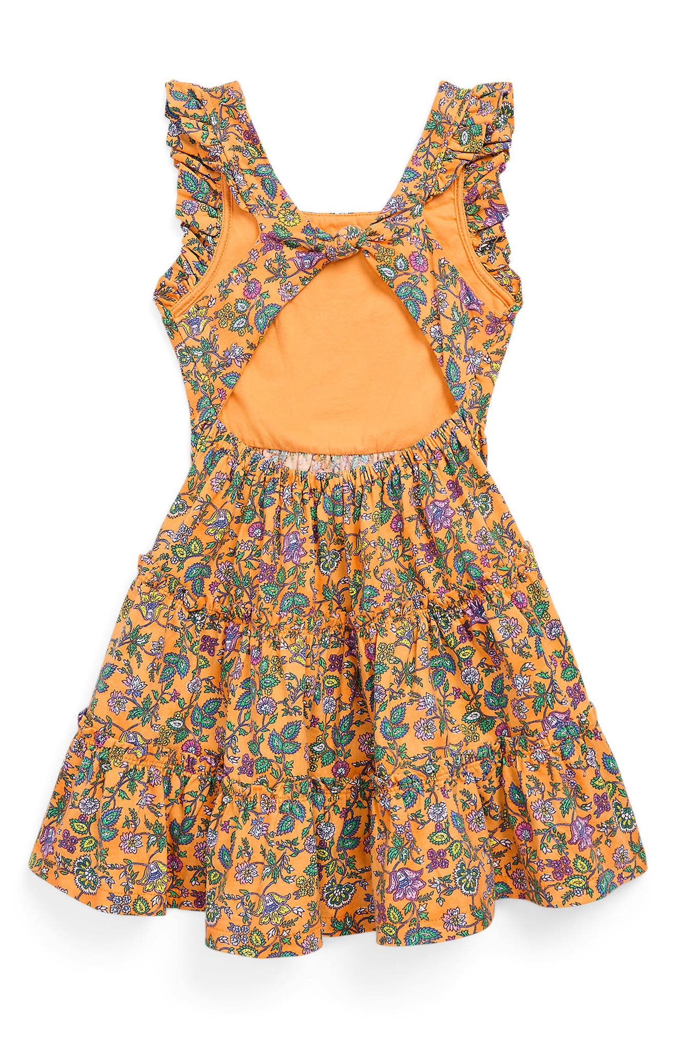 Polo Ralph Lauren Kids' Floral Ruffle Dress | Nordstromrack