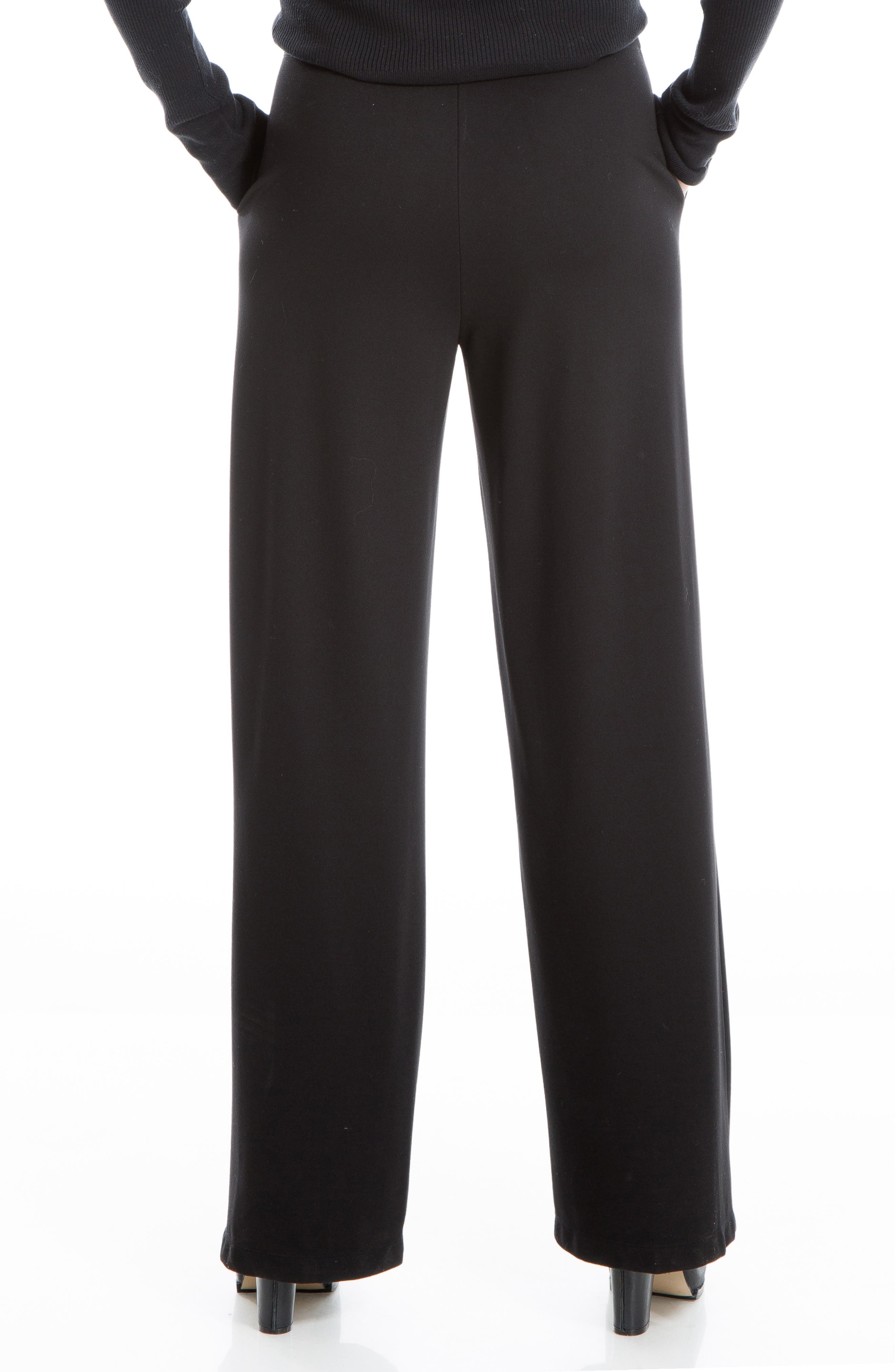 MAX STUDIO Easy Wide Leg Ponte Knit Pants | Nordstromrack
