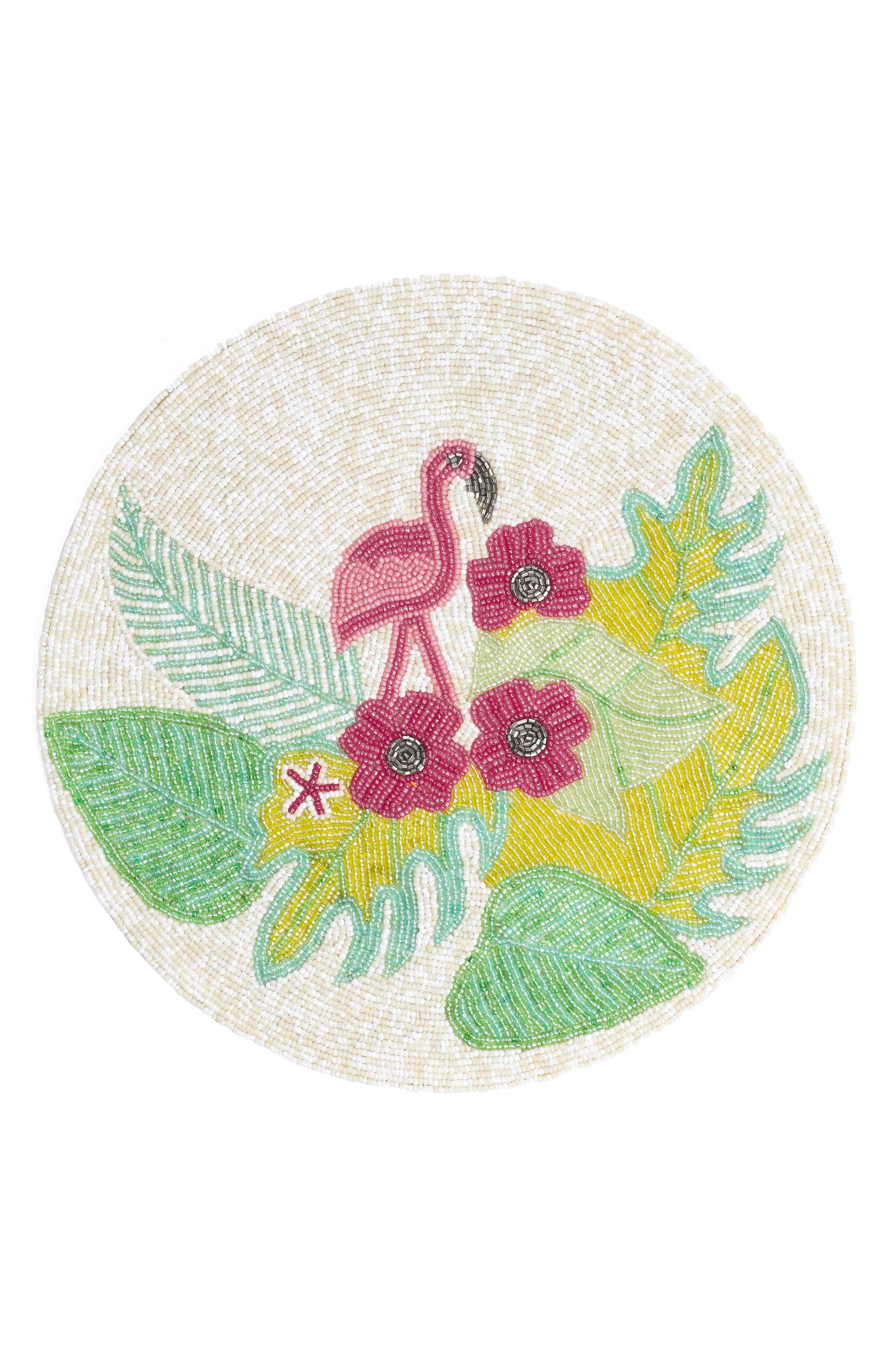 Tiramisu Botanica Beaded Placemat | Nordstromrack