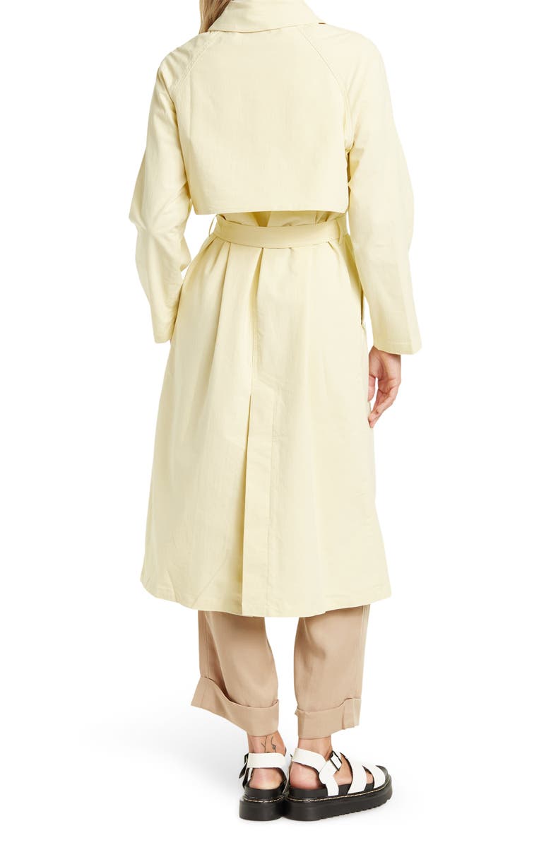 FRNCH Sanne Woven Trench Coat | Nordstromrack