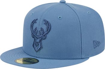 New Era Men's New Era Blue Milwaukee Bucks Color Pack Faded Tonal ...