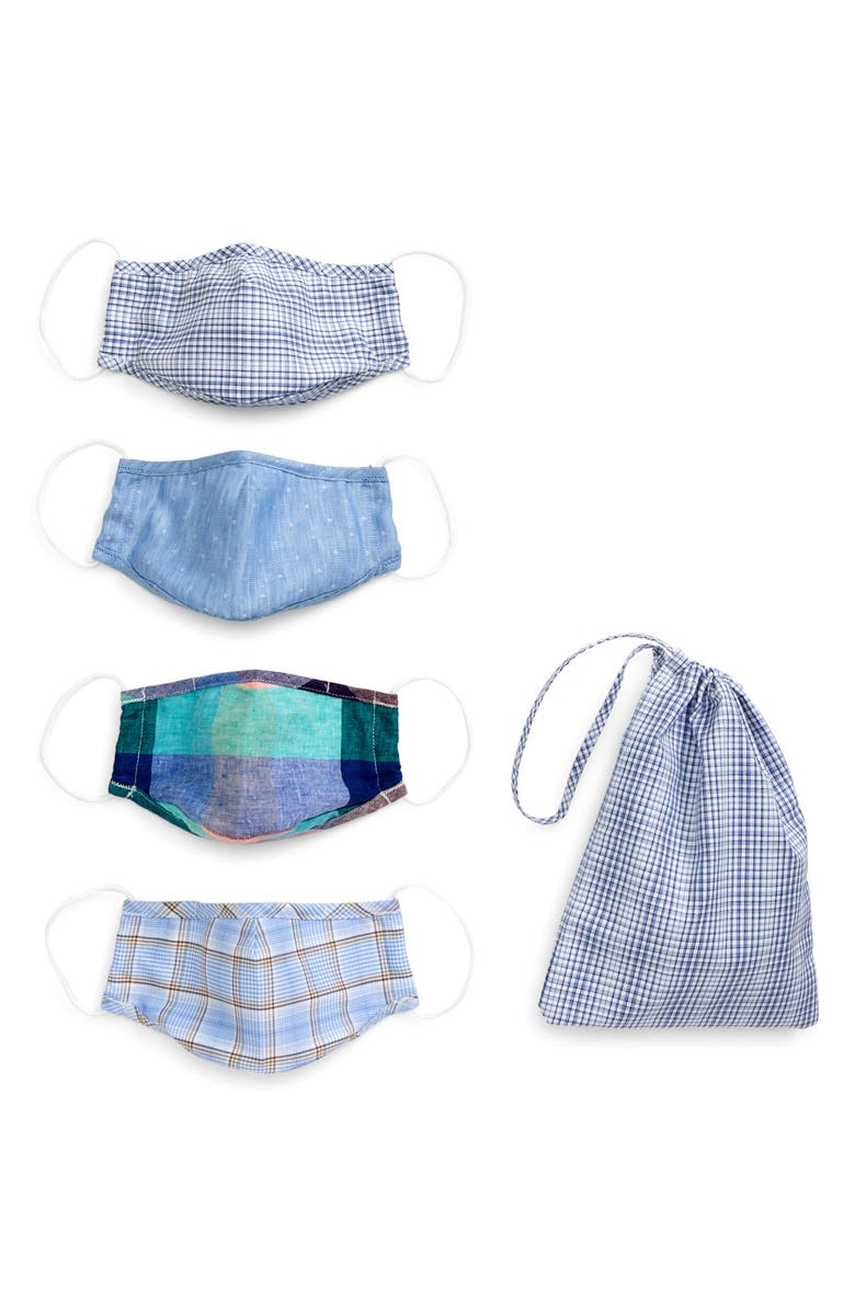 Nordstrom Assorted 4-Pack Kids' Print Face Masks | Nordstromrack