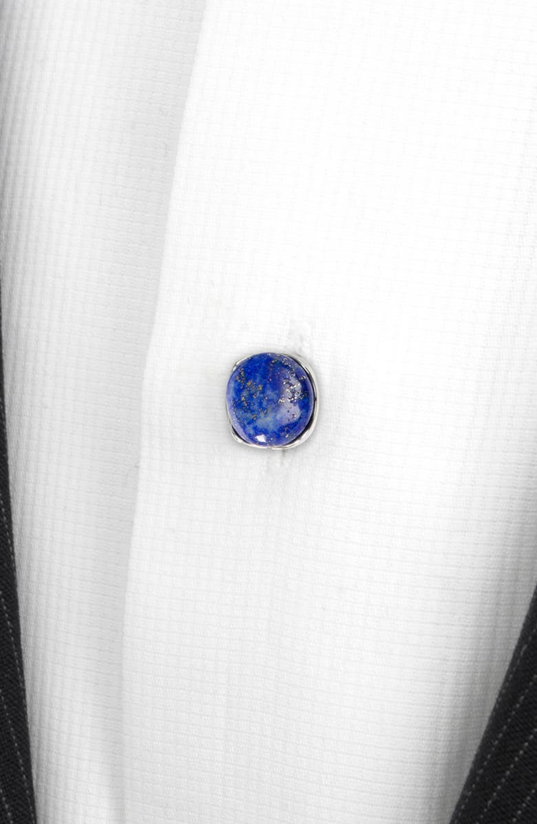 Cufflinks, Inc. Sterling Silver & Lapis Lazuli Shirt Studs | Nordstrom