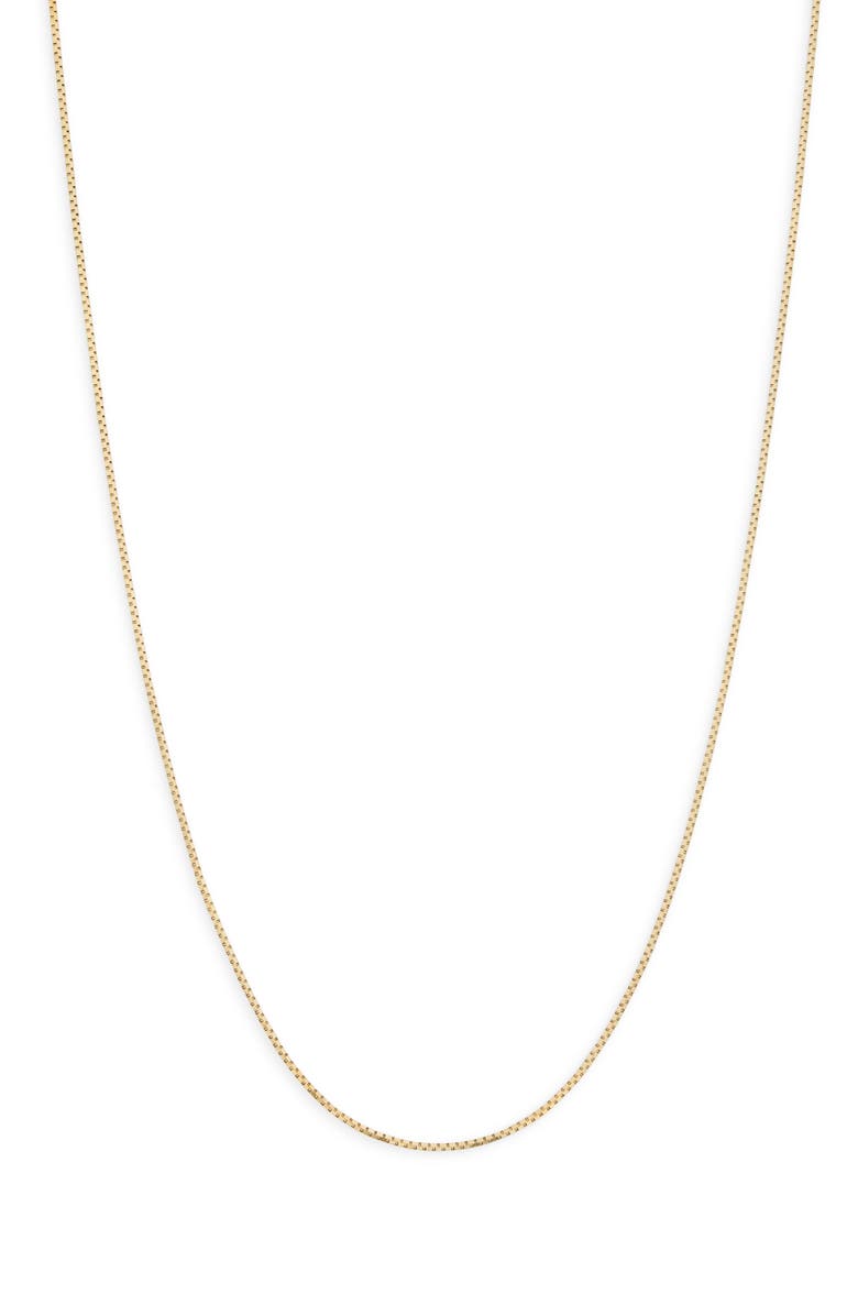 Bony Levy 14K Yellow Gold Box Chain Necklace | Nordstromrack