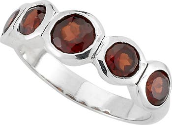 SAMUEL B. Sterling Silver Garnet Ring | Nordstromrack