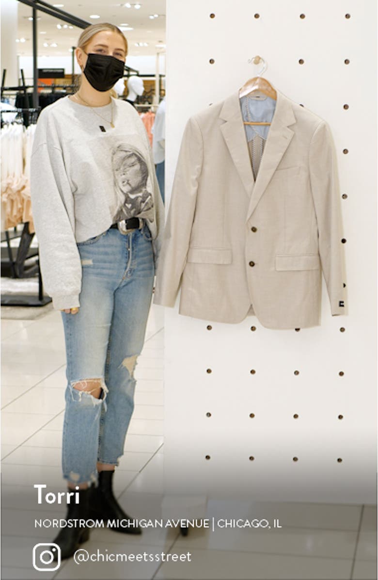 Bonobos Slim Fit Cotton Chambray Sport Coat | Nordstrom