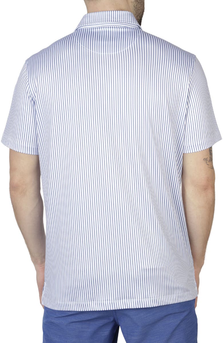 TailorByrd Vintage Stripe Print Performance Polo | Nordstromrack
