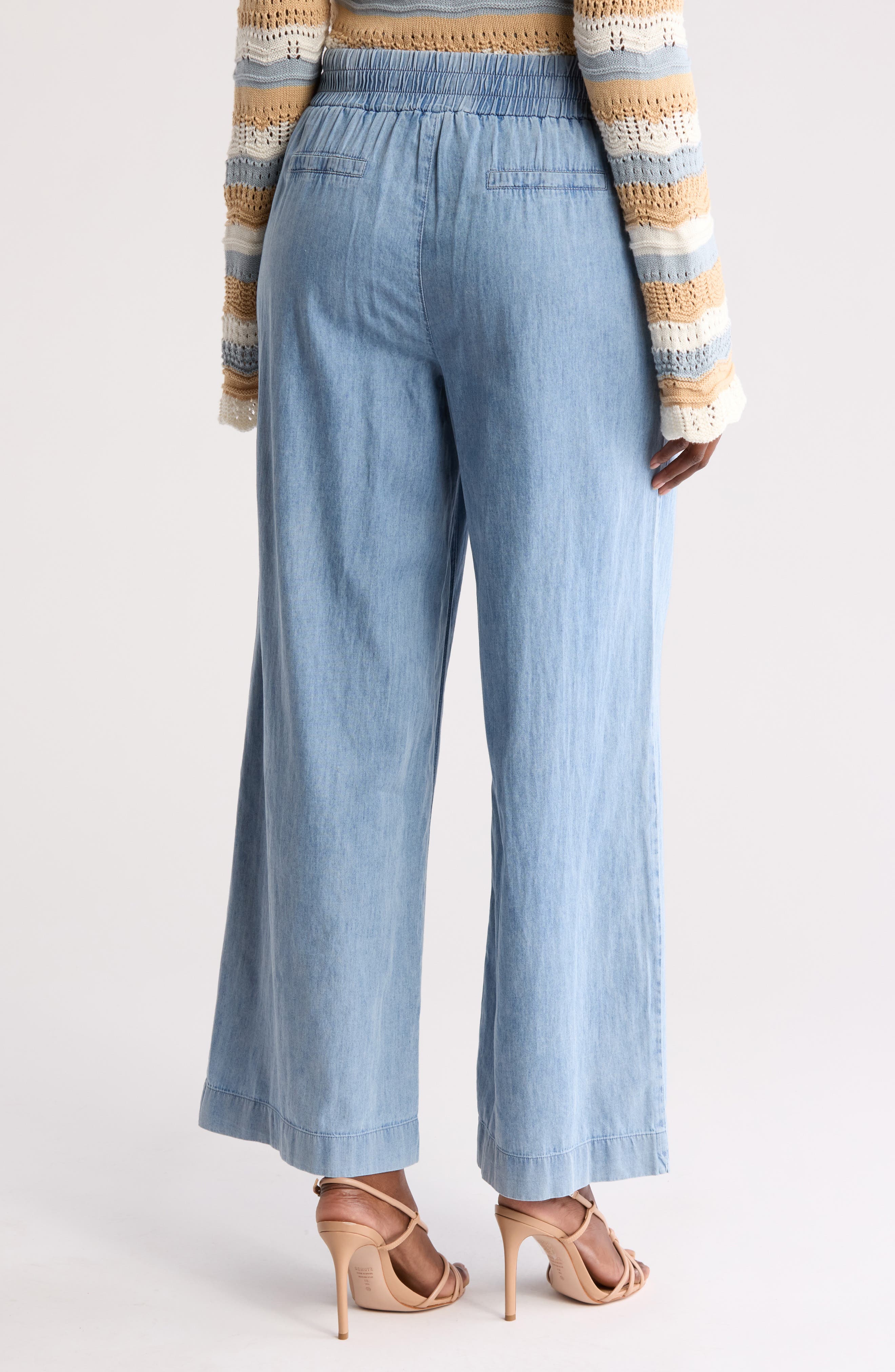 DR2 by Daniel Rainn Wide Leg Chambray Pants | Nordstromrack