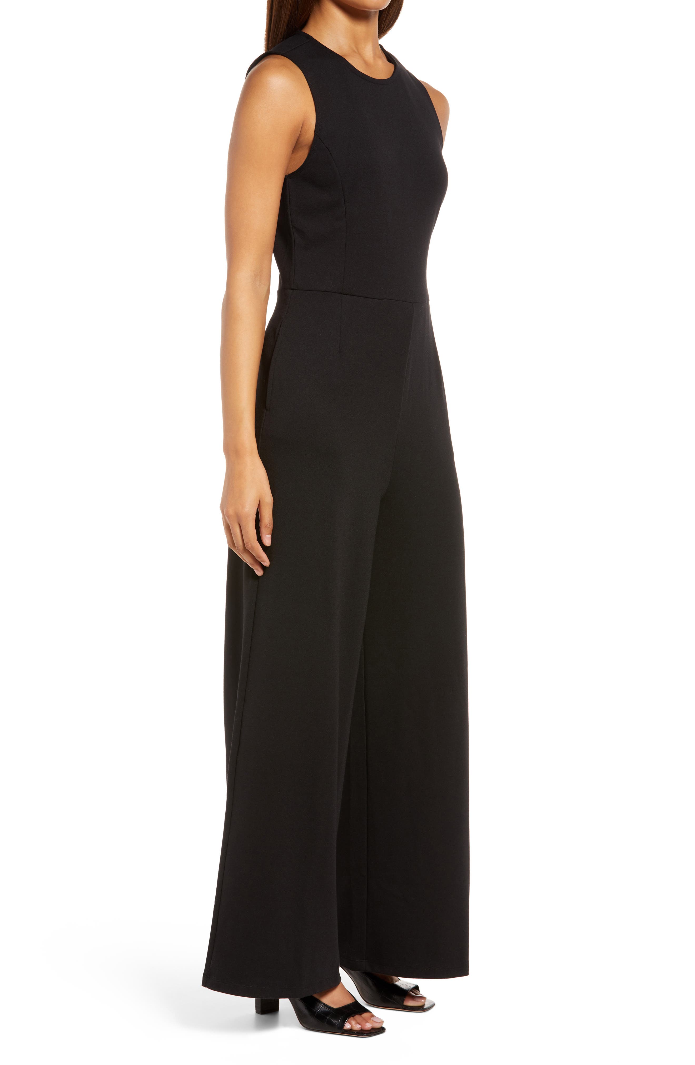 Halogen® Sleeveless Wide Leg Jumpsuit | Nordstromrack