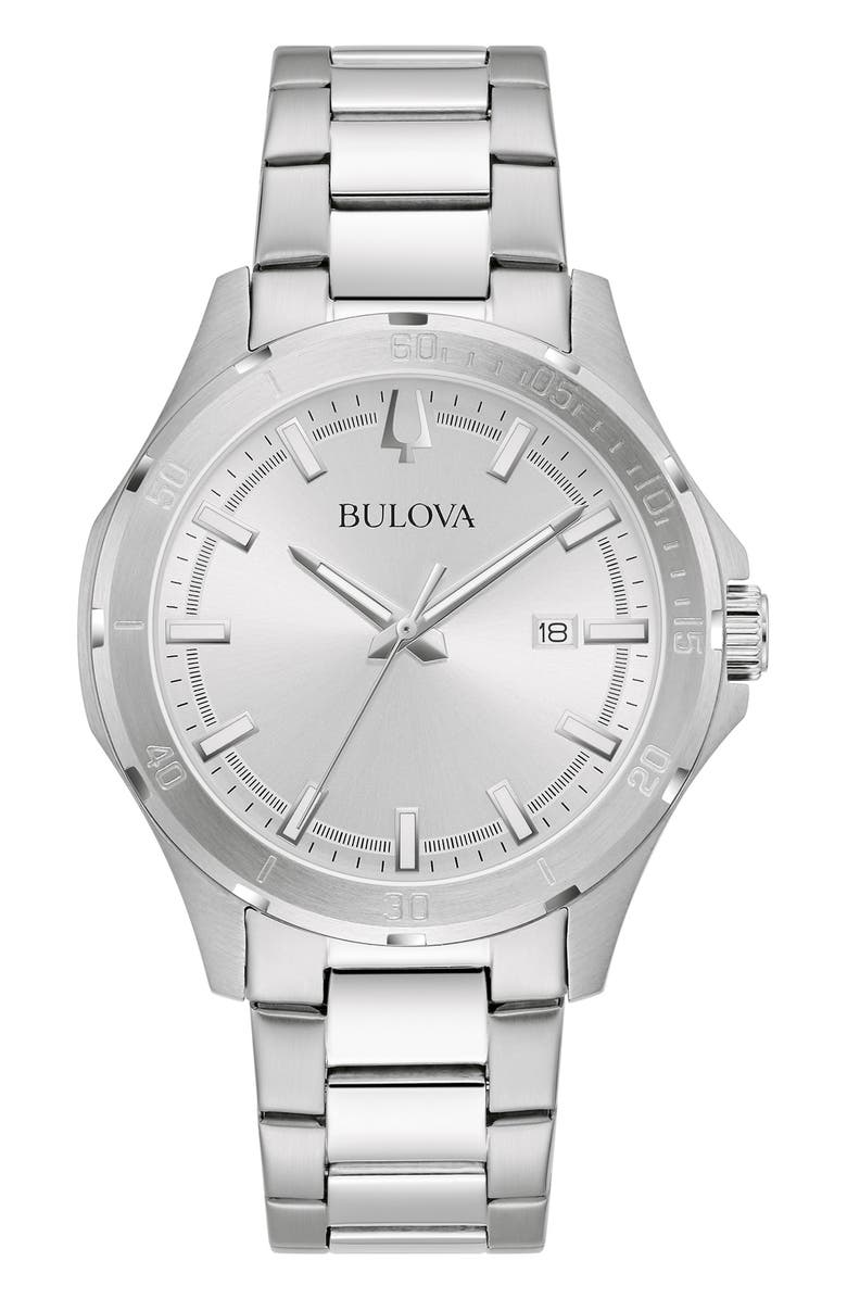 BULOVA Three-Hand Quartz Bracelet Watch & Bracelet Set | Nordstromrack
