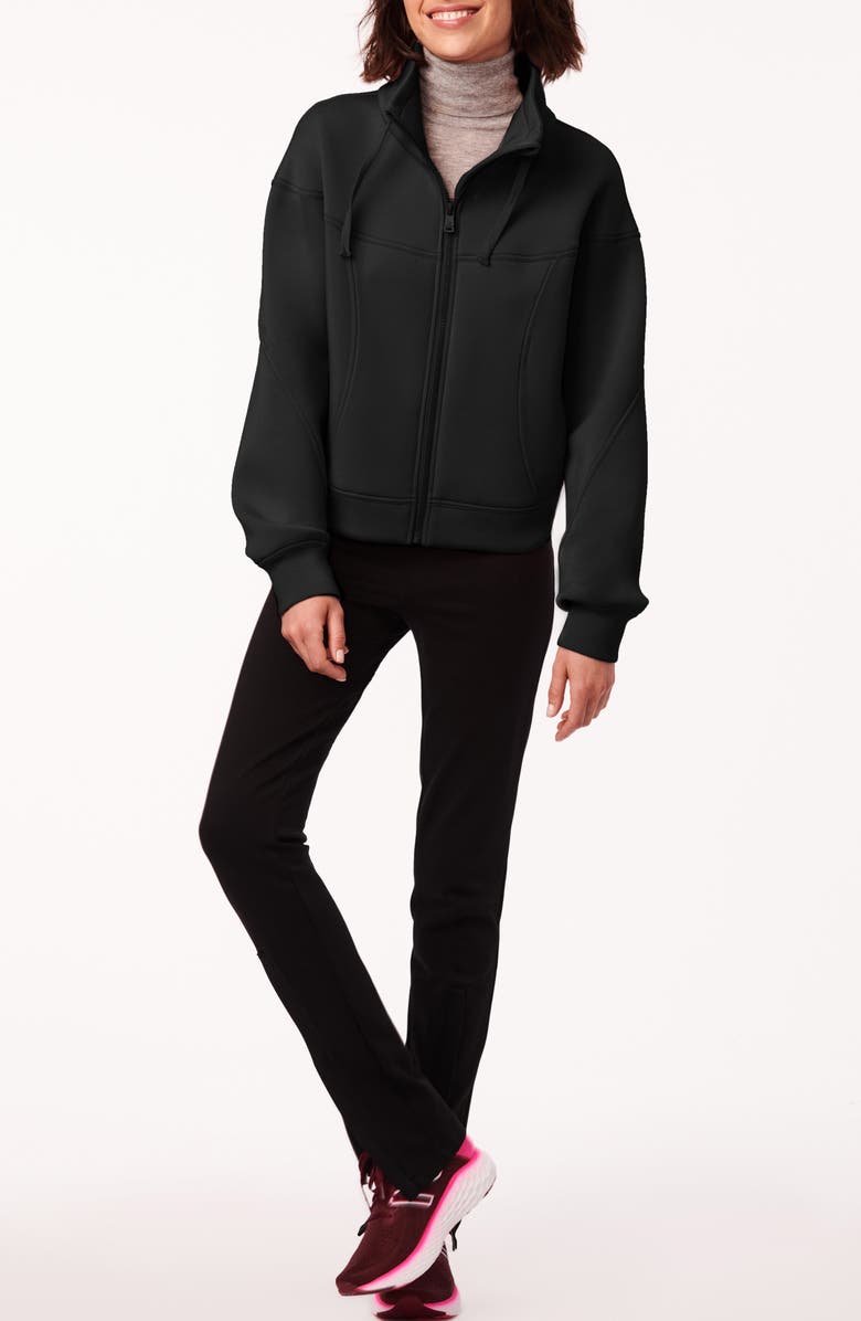 Bernardo Stand Collar Scuba Knit Jacket | Nordstromrack