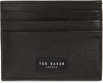 Ted Baker London Woodgrain Leather Card Case | Nordstromrack