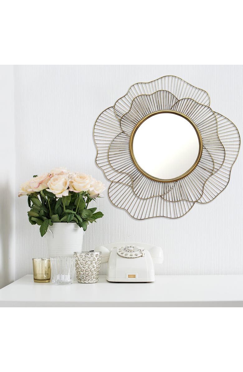 STRATTON HOME DECOR Gold Stella Wall Mirror | Nordstromrack