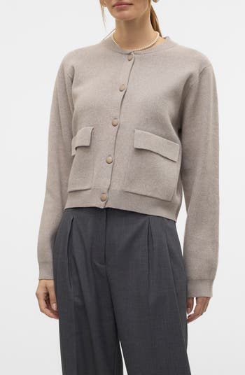 VERO MODA Apple Pocket Bomber Cardigan | Nordstrom