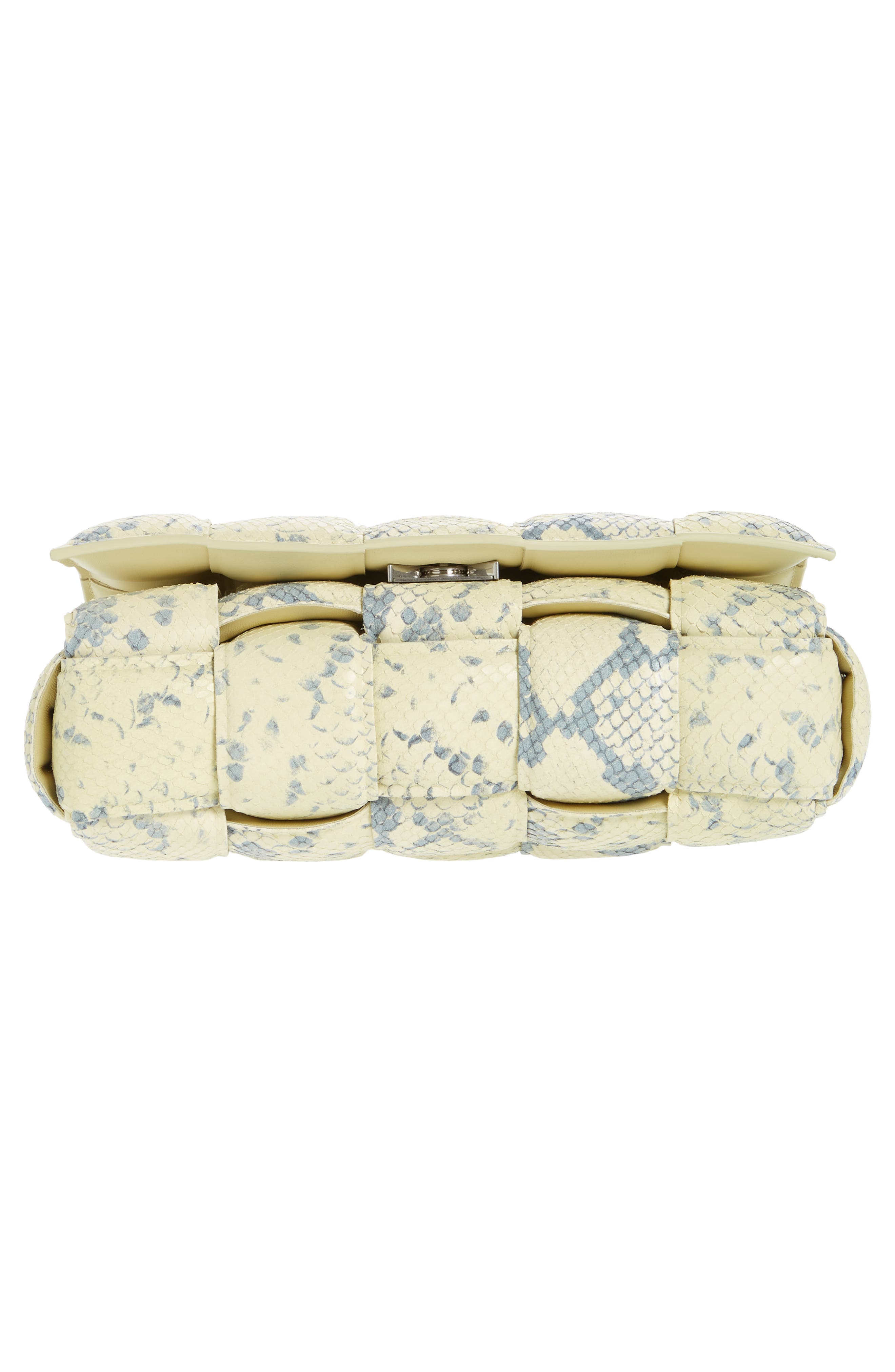 Bottega Veneta Padded Cassette Python Embossed Leather Crossbody Bag ...