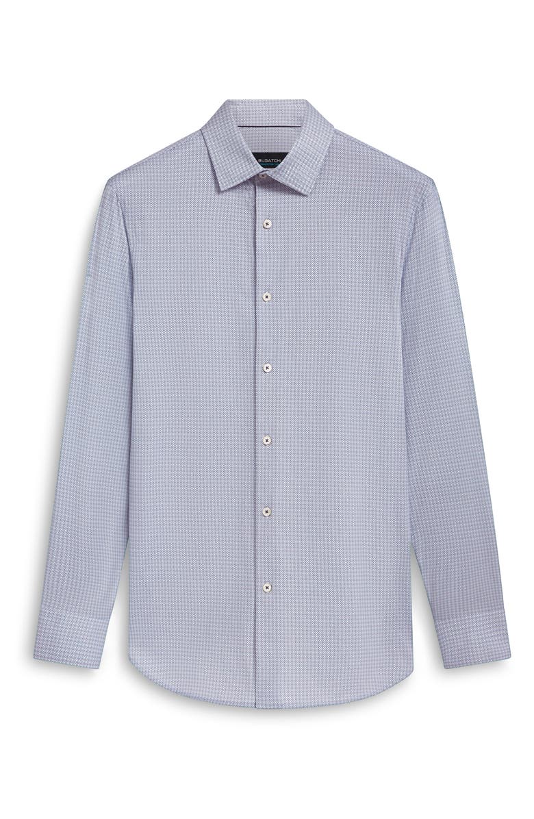 Bugatchi James OoohCotton® Geometric Print Button-Up Shirt | Nordstromrack