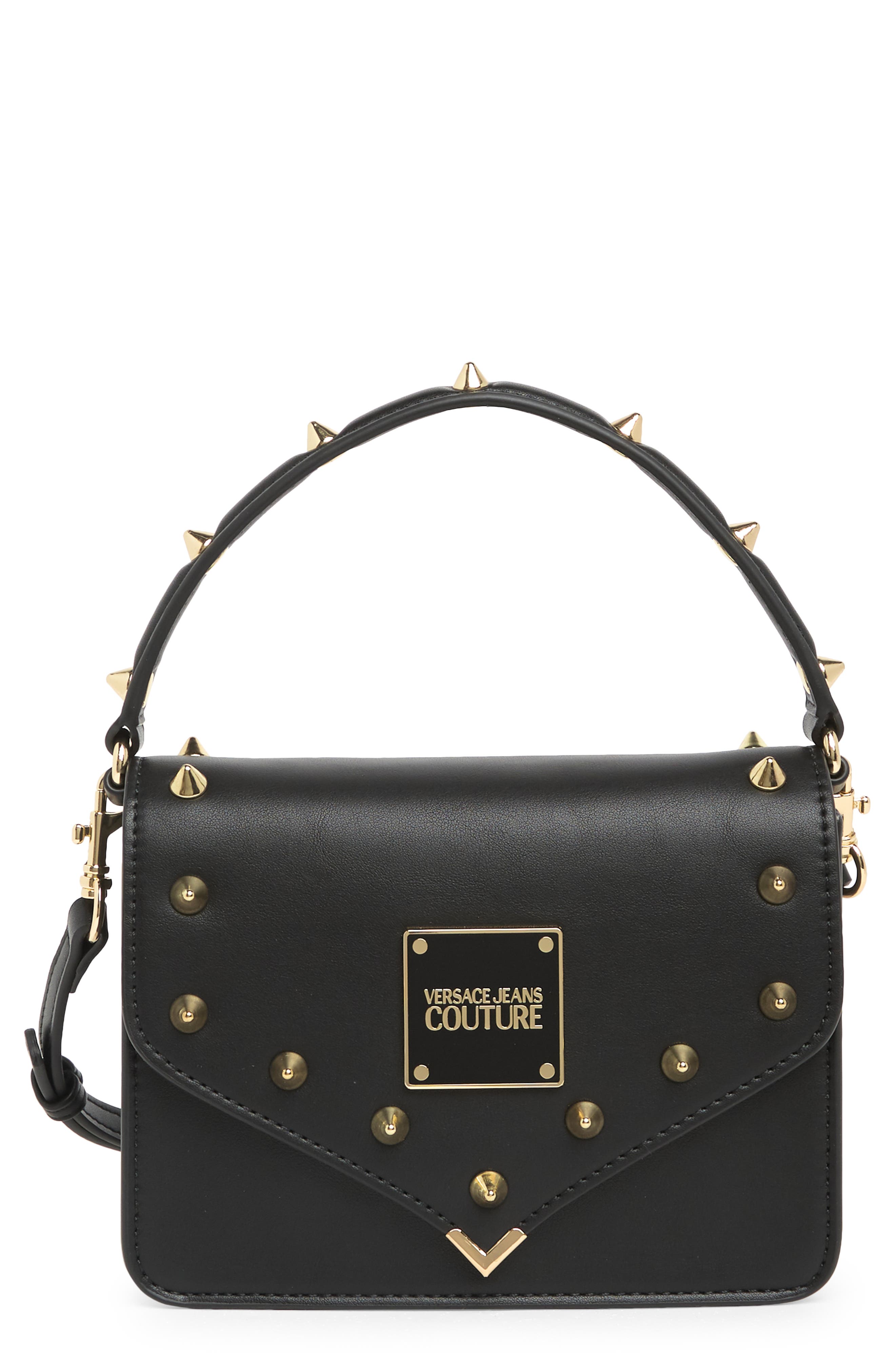 Versace Jeans Studded Faux Leather Crossbody Bag | Nordstromrack