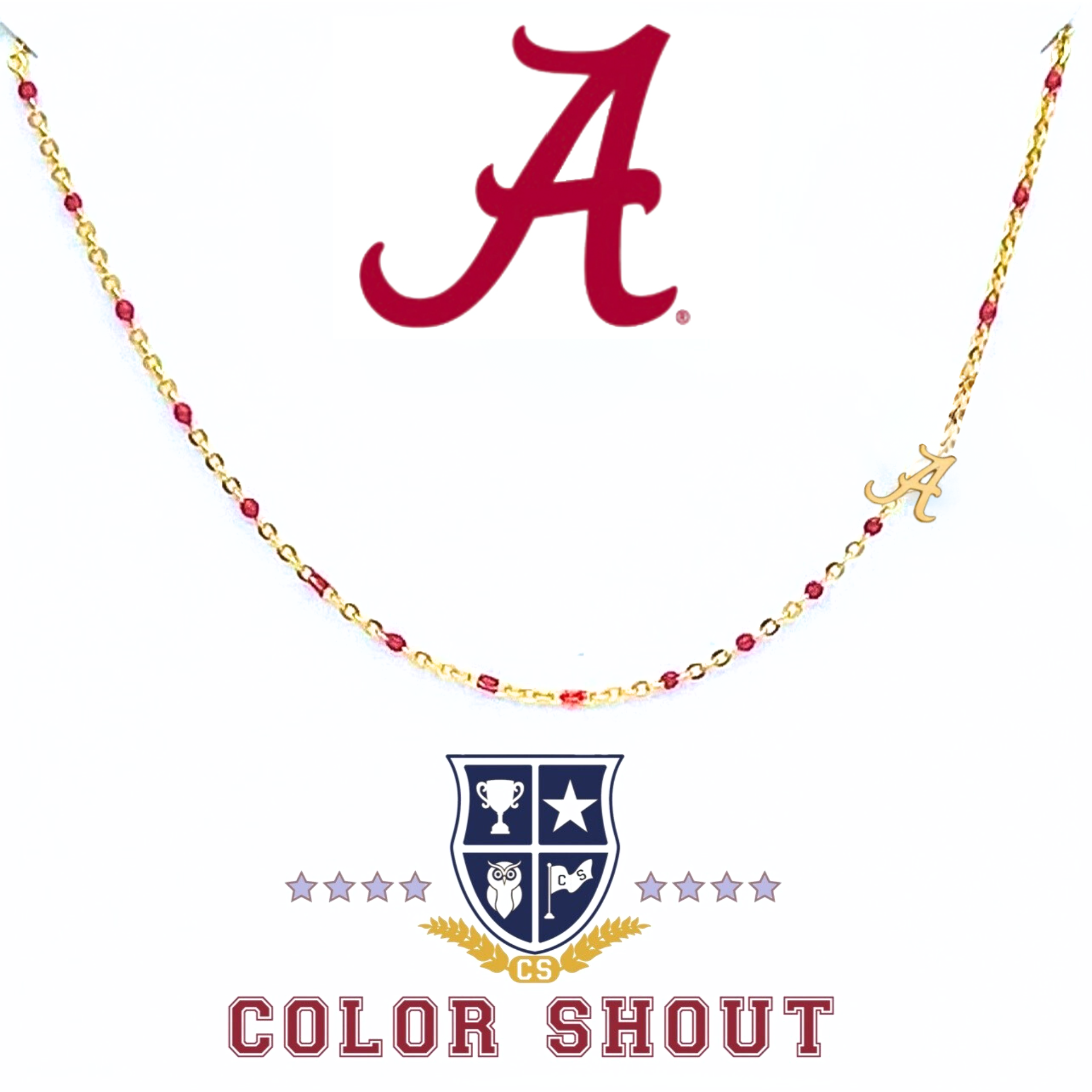 Color Shout University of Alabama Side Necklace | Nordstrom