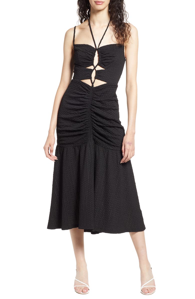 WAYF Iris Ruffle Hem Dress | Nordstromrack
