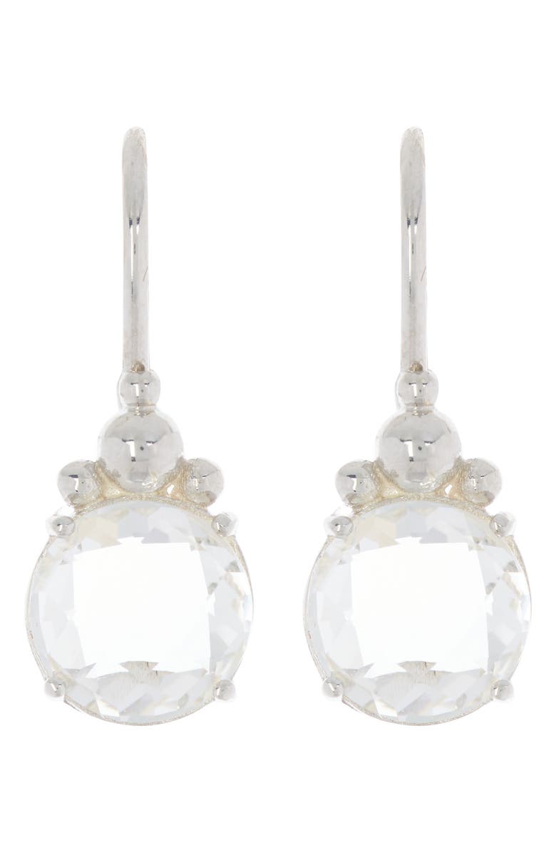 Anzie Dew Drop Sterling Silver White Topaz Drop Earrings | Nordstromrack