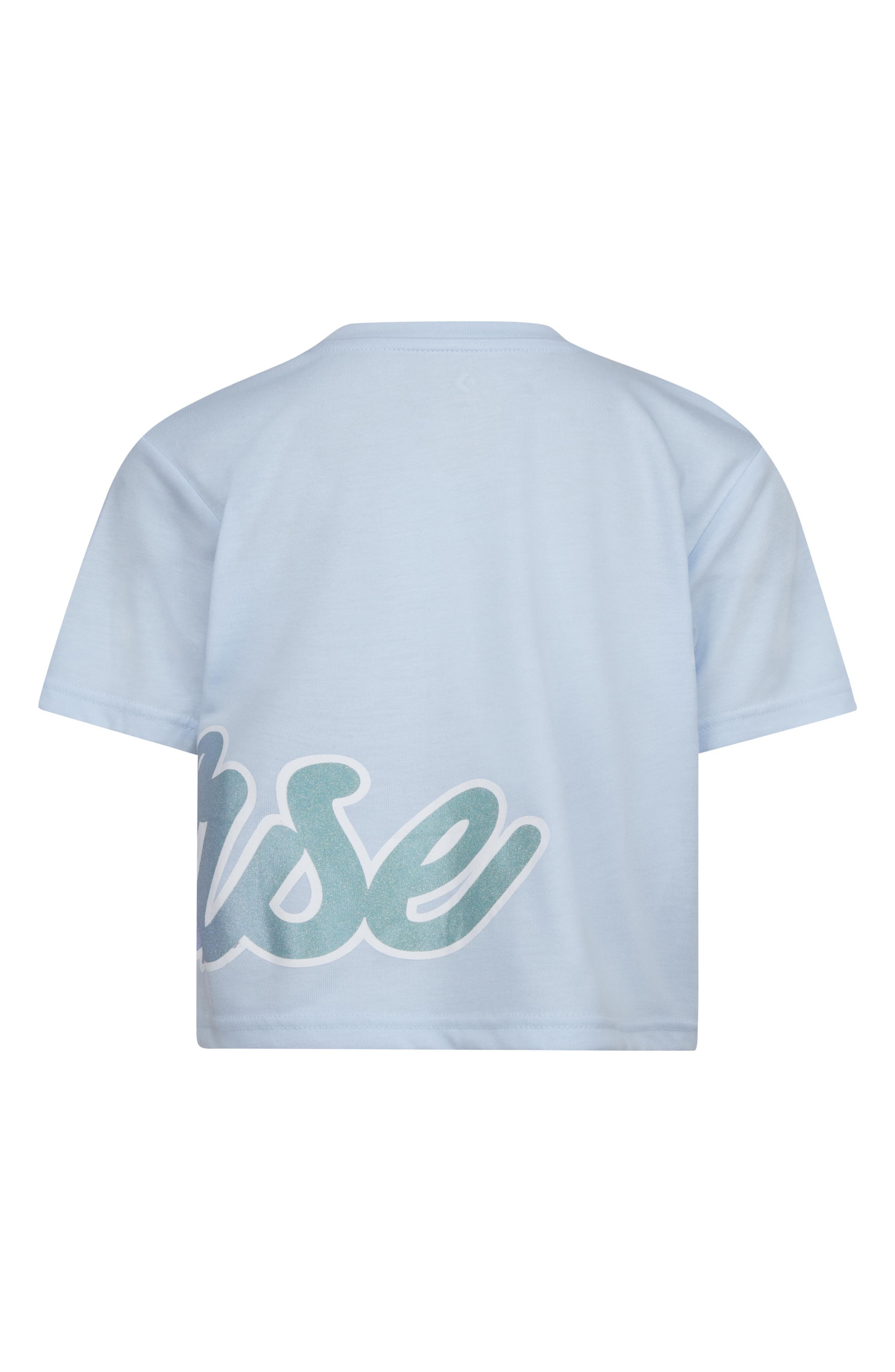 Converse Kids' Glitter Script Logo Graphic T-Shirt | Nordstromrack
