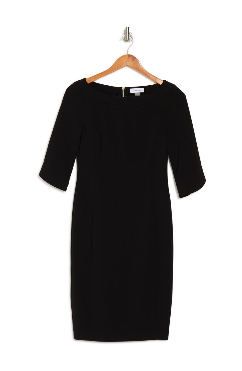 Calvin Klein Boat Neck Sheath Dress | Nordstromrack