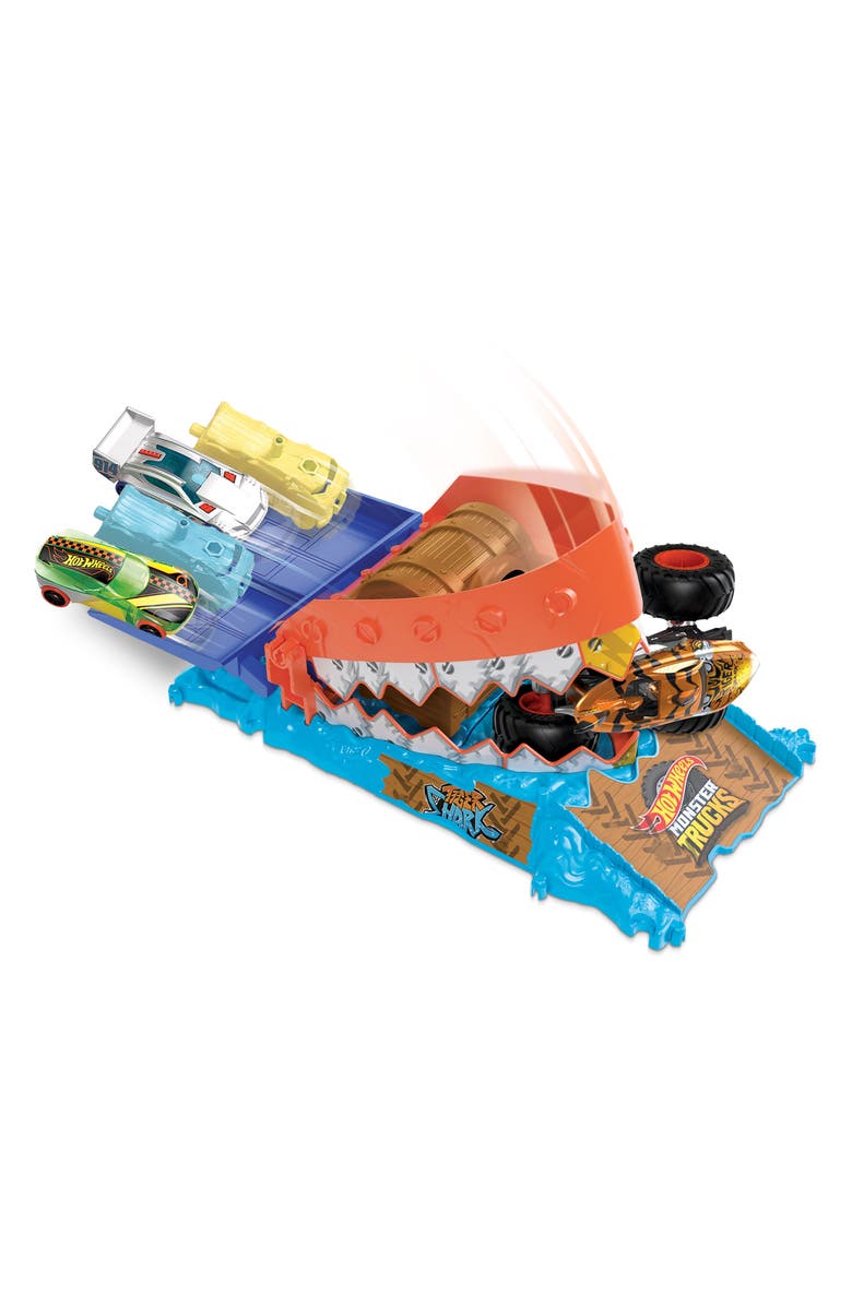Hot Wheels ® Monster Trucks Arena Smashers Treasure Chomp Challenge ...