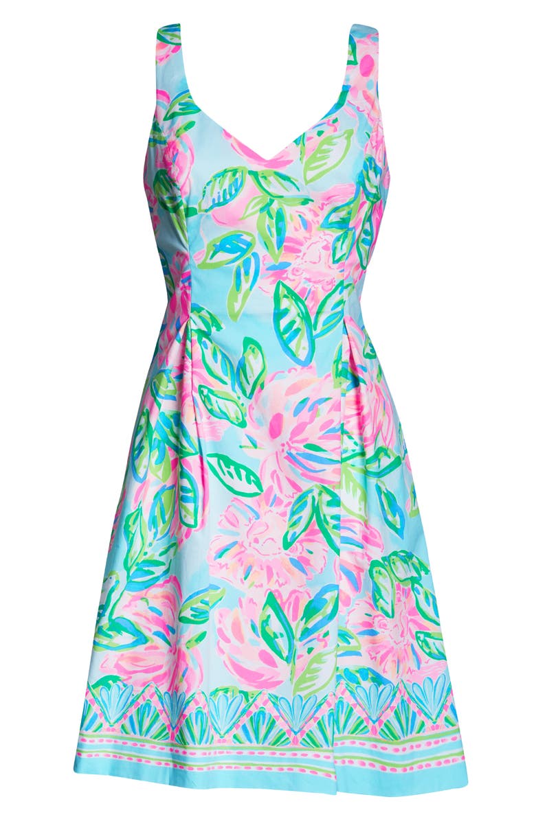 Lilly Pulitzer® Linnet Watercolor Fit & Flare Dress | Nordstrom