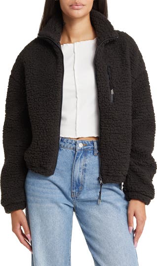 BP. High Pile Fleece Zip-Up Jacket | Nordstrom