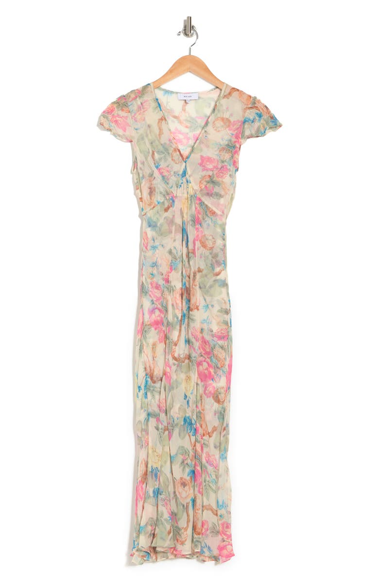 Reiss Lily Floral Slim Midi Dress | Nordstromrack